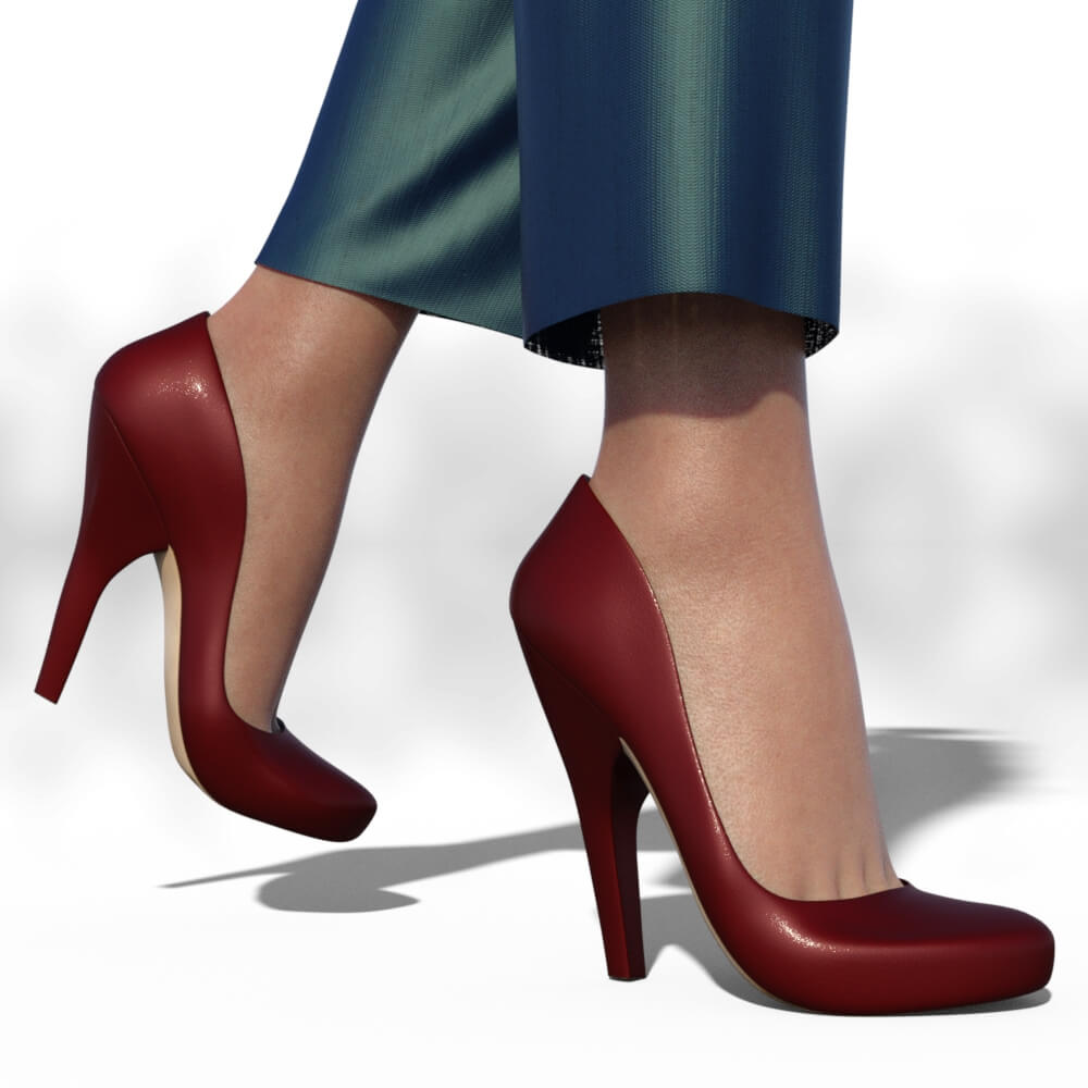 Susan Heels For Genesis 8 and 8.1 Females 3D Render | RenderHub Gallery