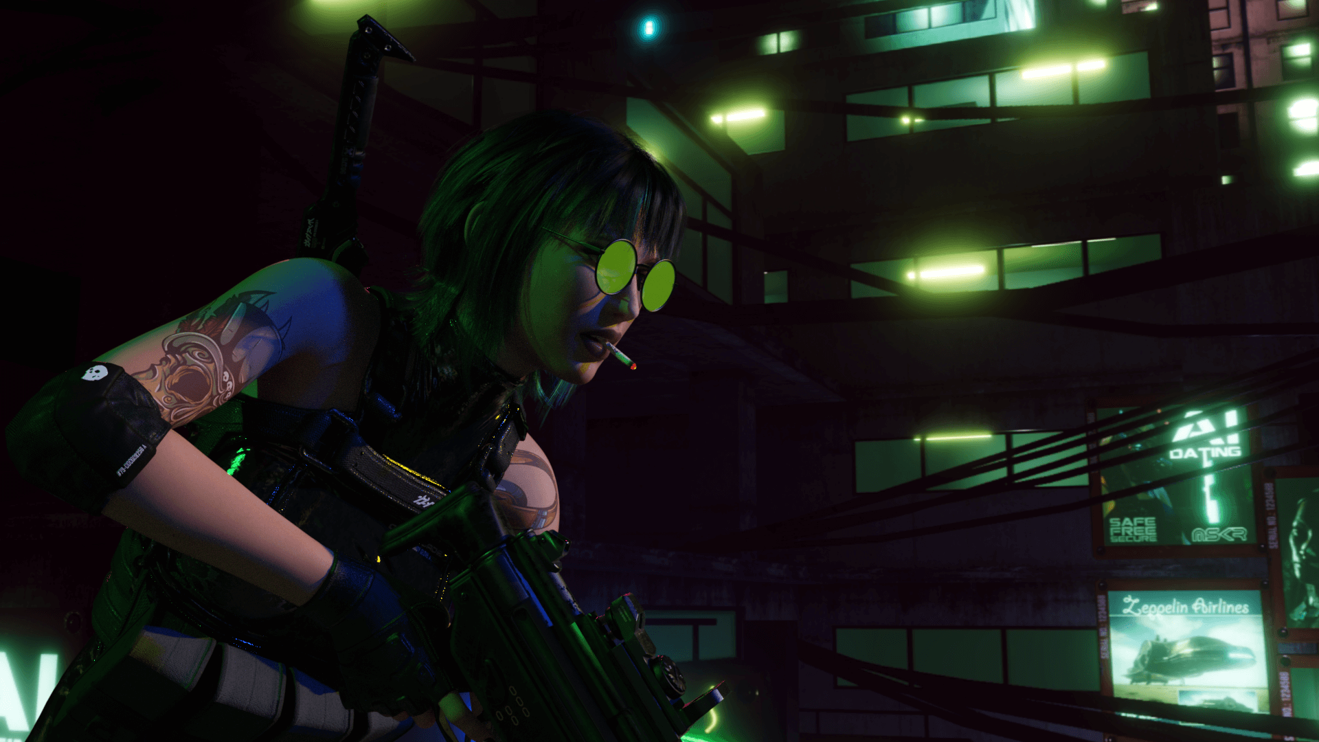 All Green From Here 3D Render, Digital Art by thirdeyezennicai