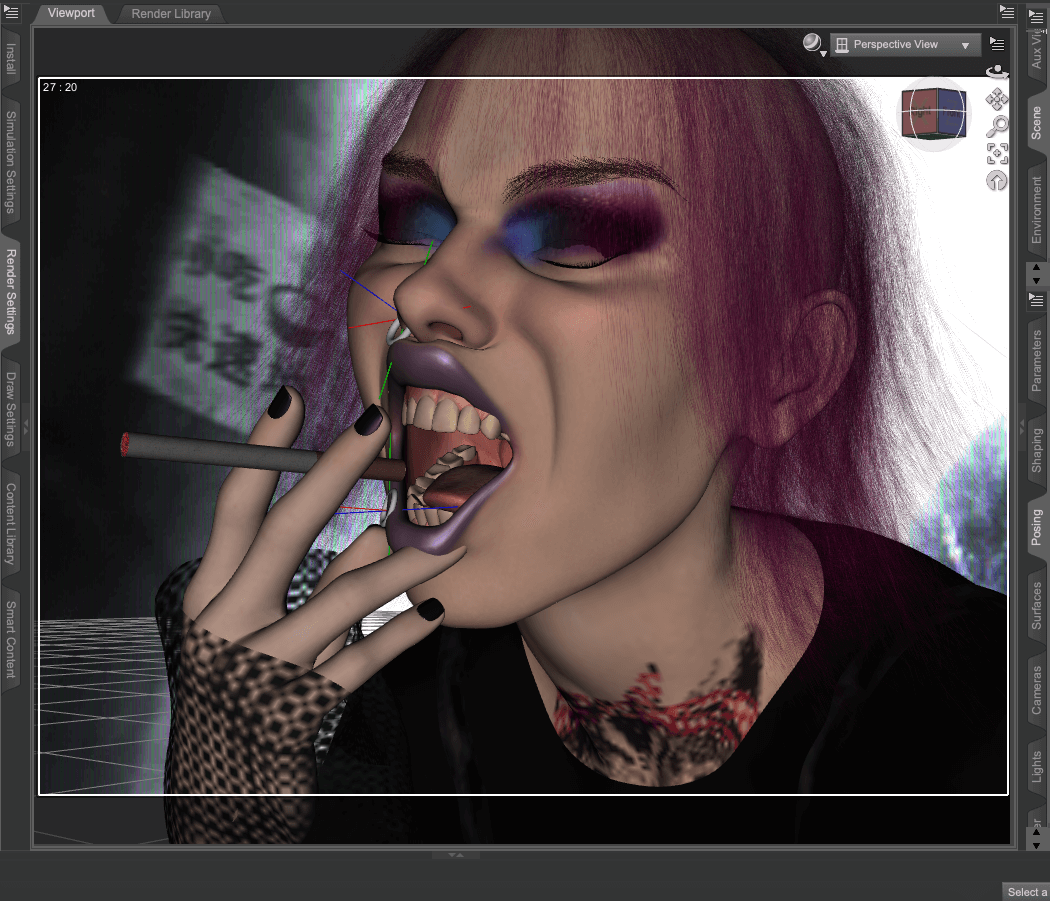 digi-tale 3D Render, Digital Art by thirdeyezennicai