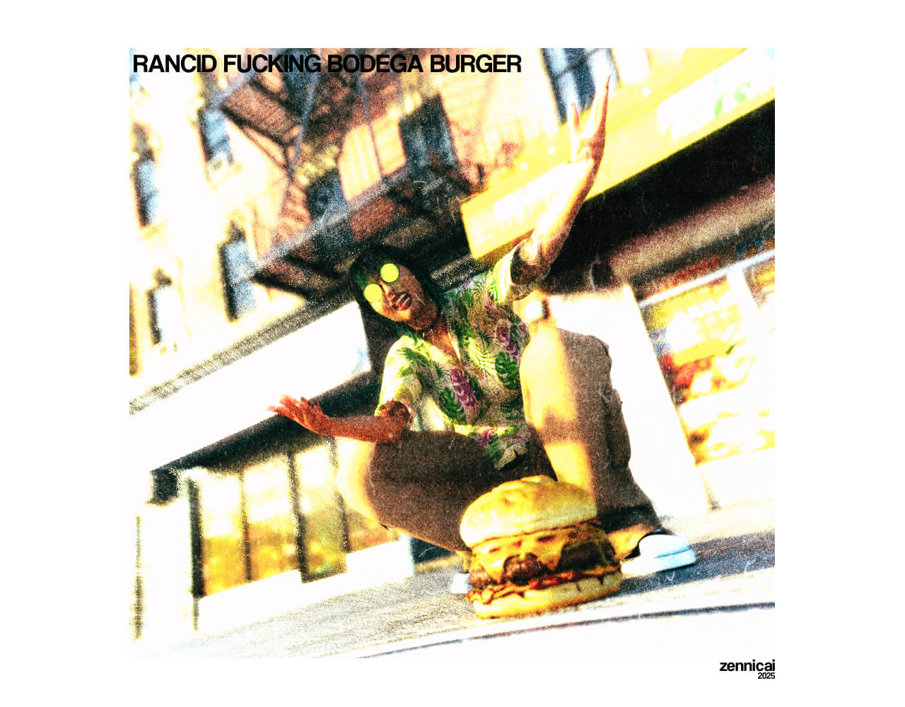 earthly bodega burger. [2025] 3D Render by thirdeyezennicai