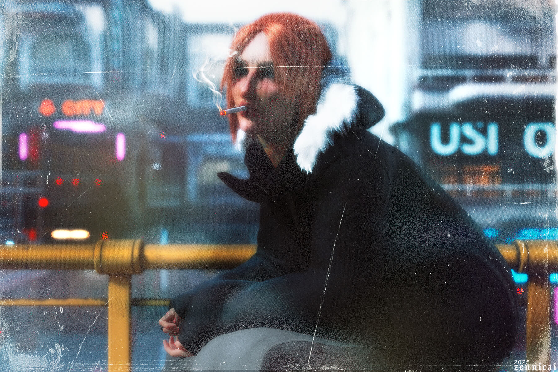essence of faded winter. 3D Render by thirdeyezennicai