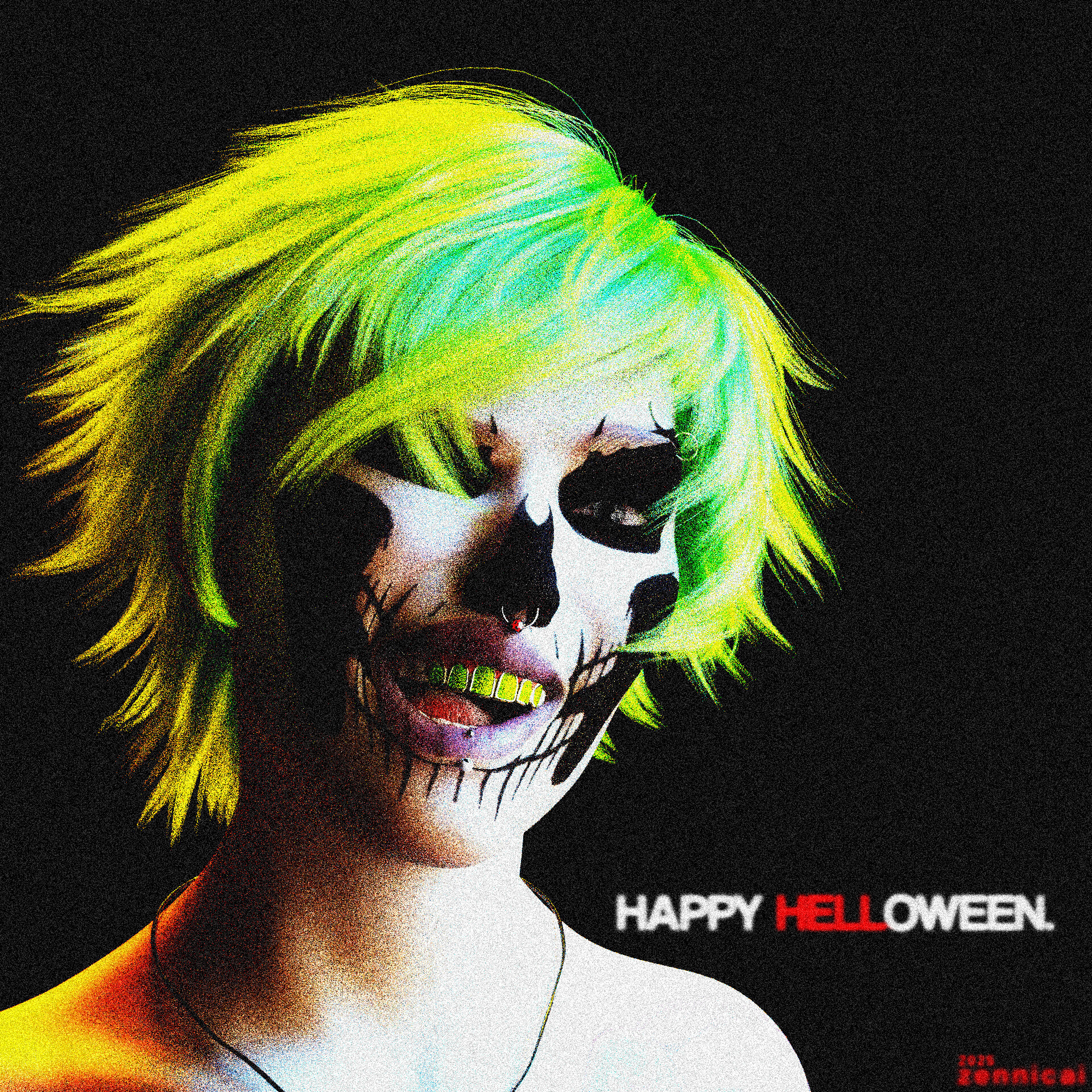 happy helloween. 3D Render, Digital Art by thirdeyezennicai