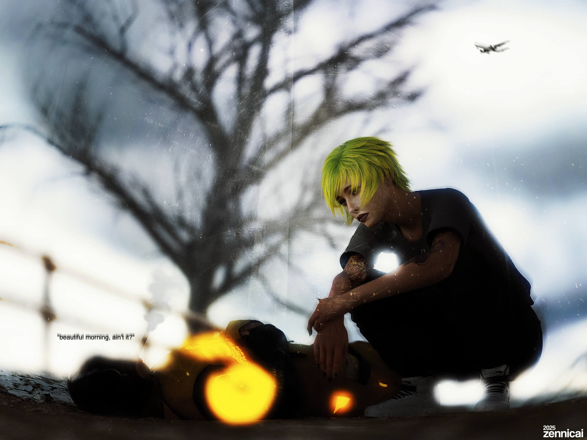 Quickie 7 Missed Flight 3d Render By Thirdeyezennicai