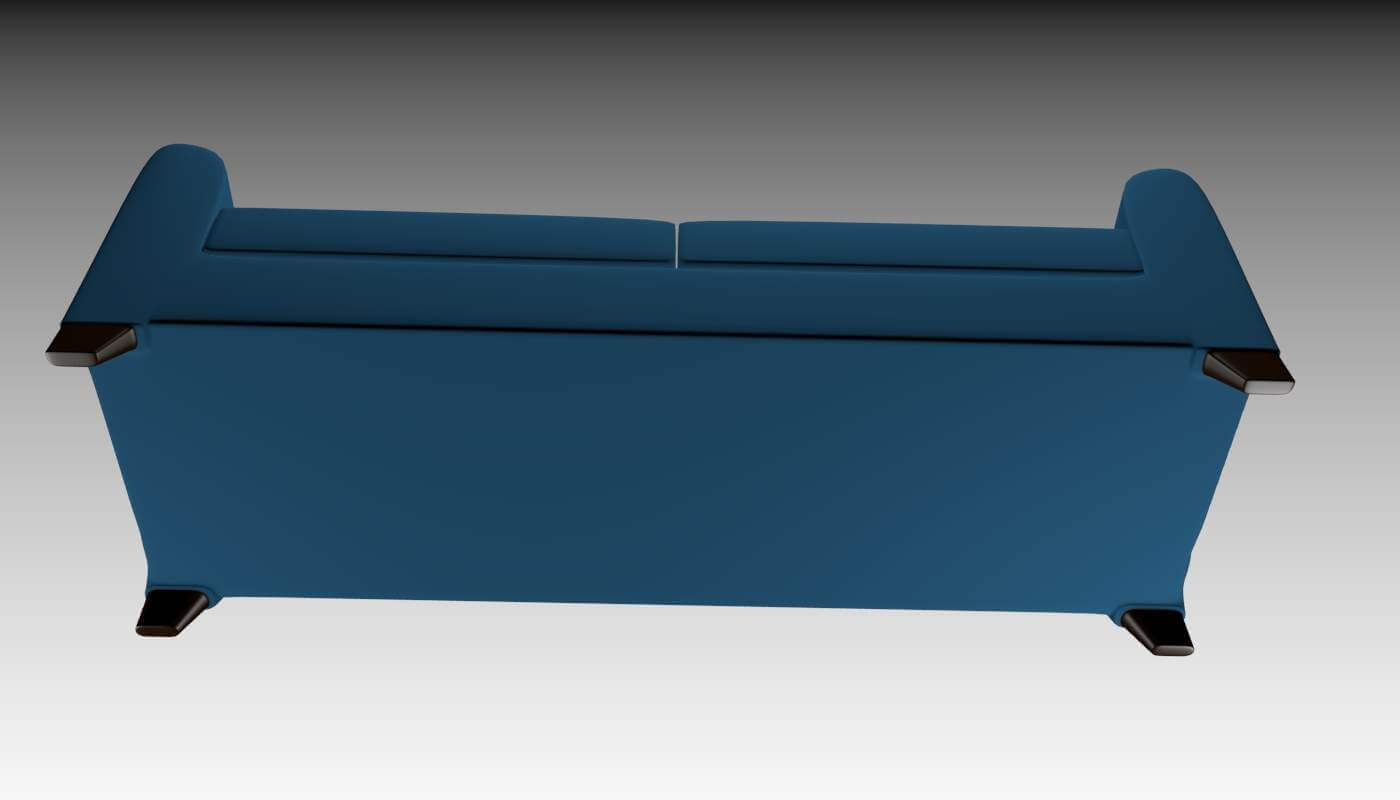 Simple Sofa - 3D Model by ThirdMirage