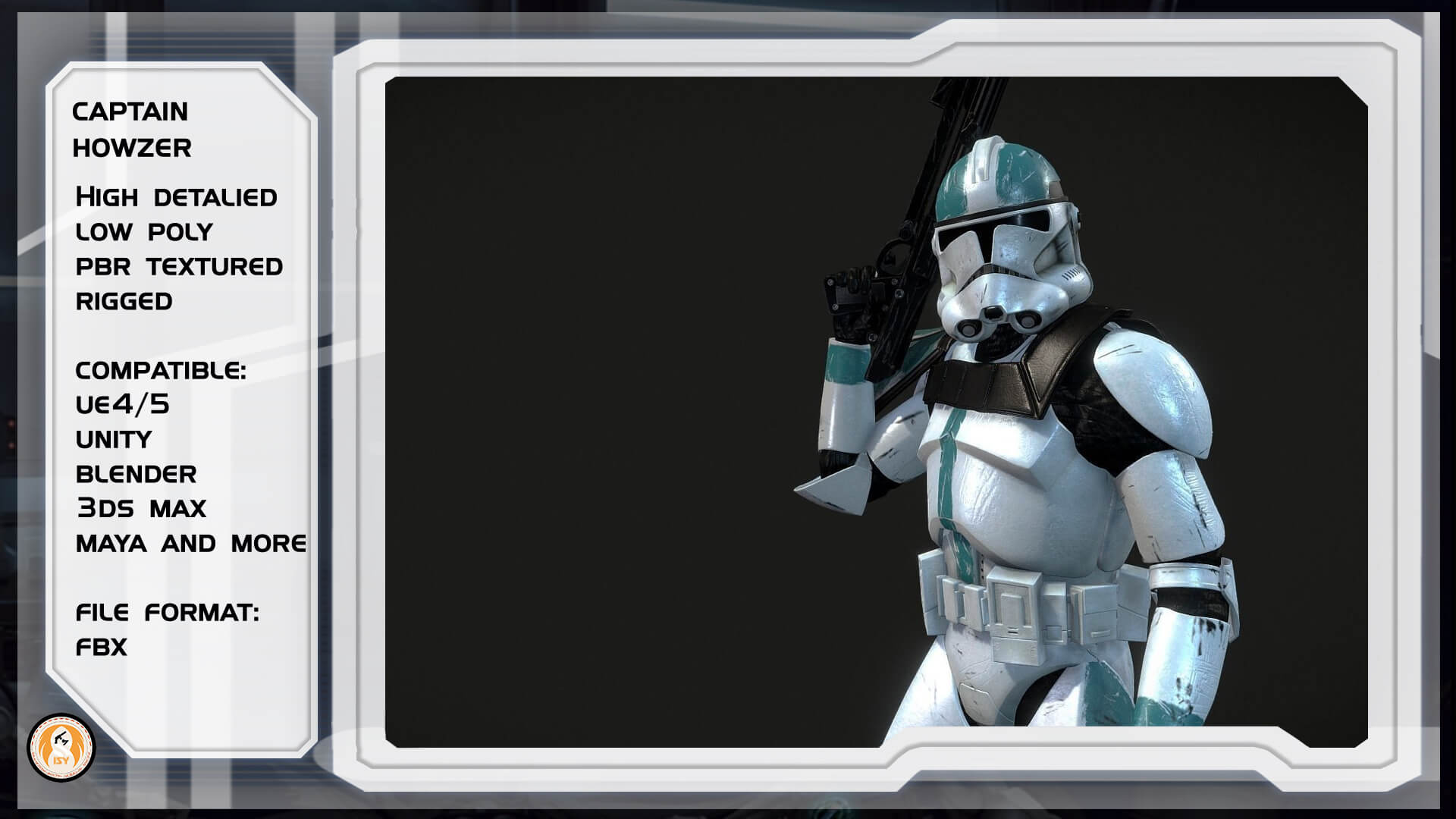 Clone Captain Howzer - 3D Model by Thomas_125