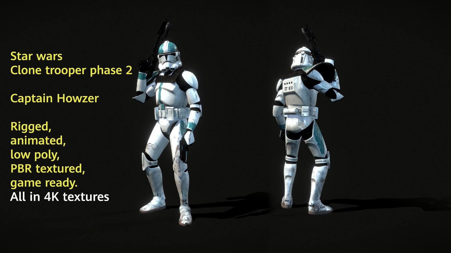 Clone Captain Howzer - 3D Model by Thomas_125