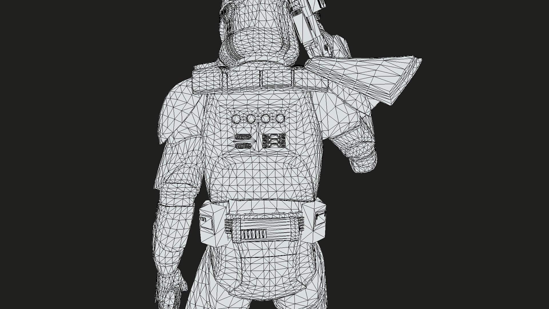 Clone Captain Howzer - 3D Model by Thomas_125