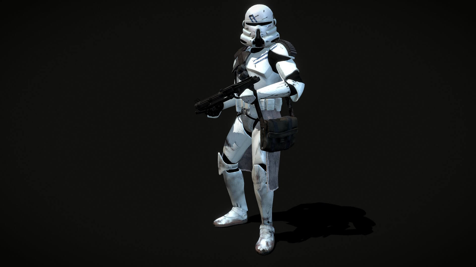 Clone Trooper Phase 2 Airborne Sharpshooter - 3D Model by Thomas_125