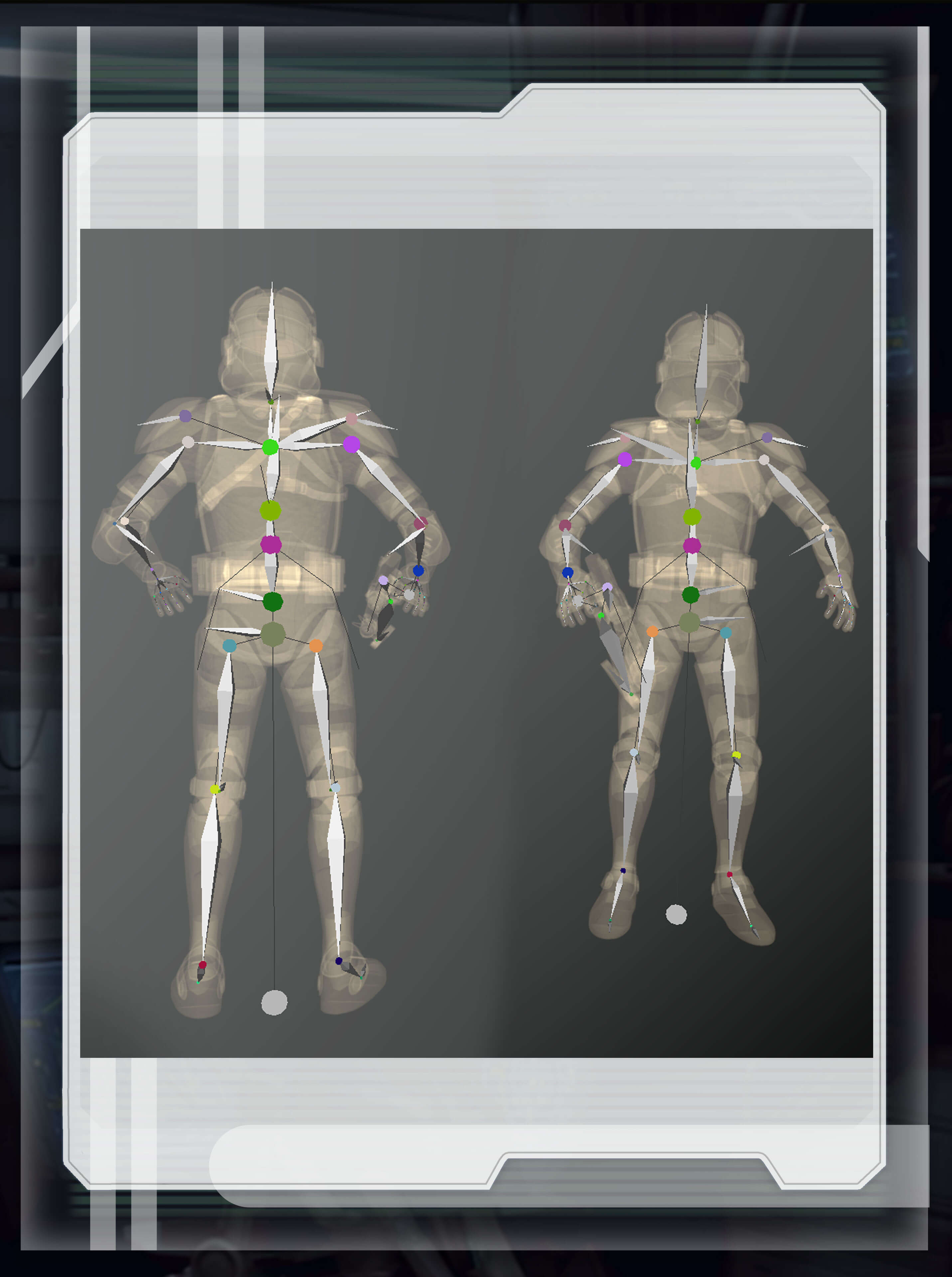 Clone Trooper Phase 2 At-Te Gunner Rigged Low Poly 3D Model by Thomas_125