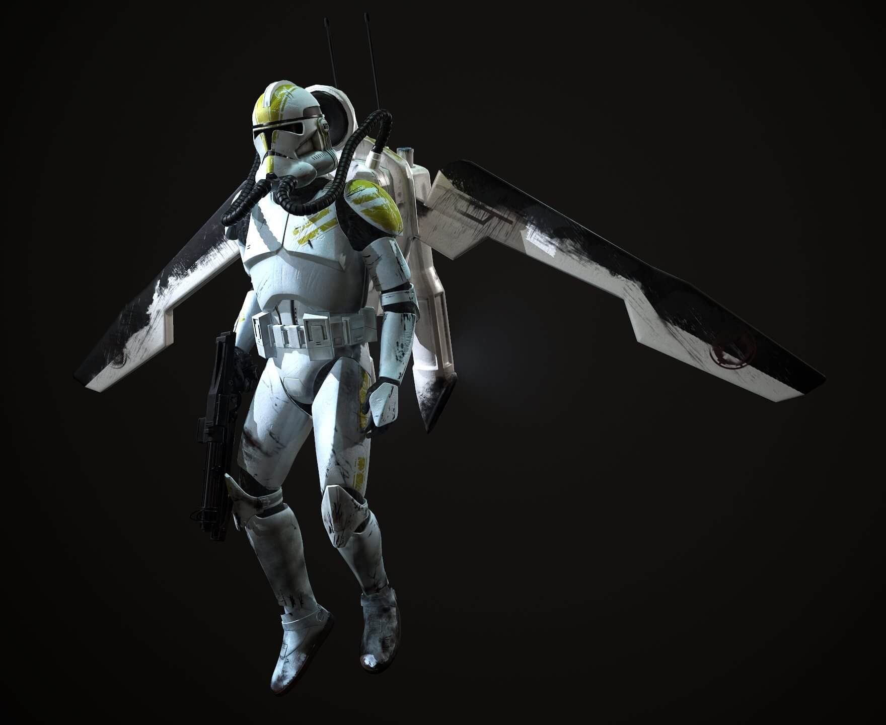 Clone Sky Trooper Phase 2 - 3D Model by Thomas_125