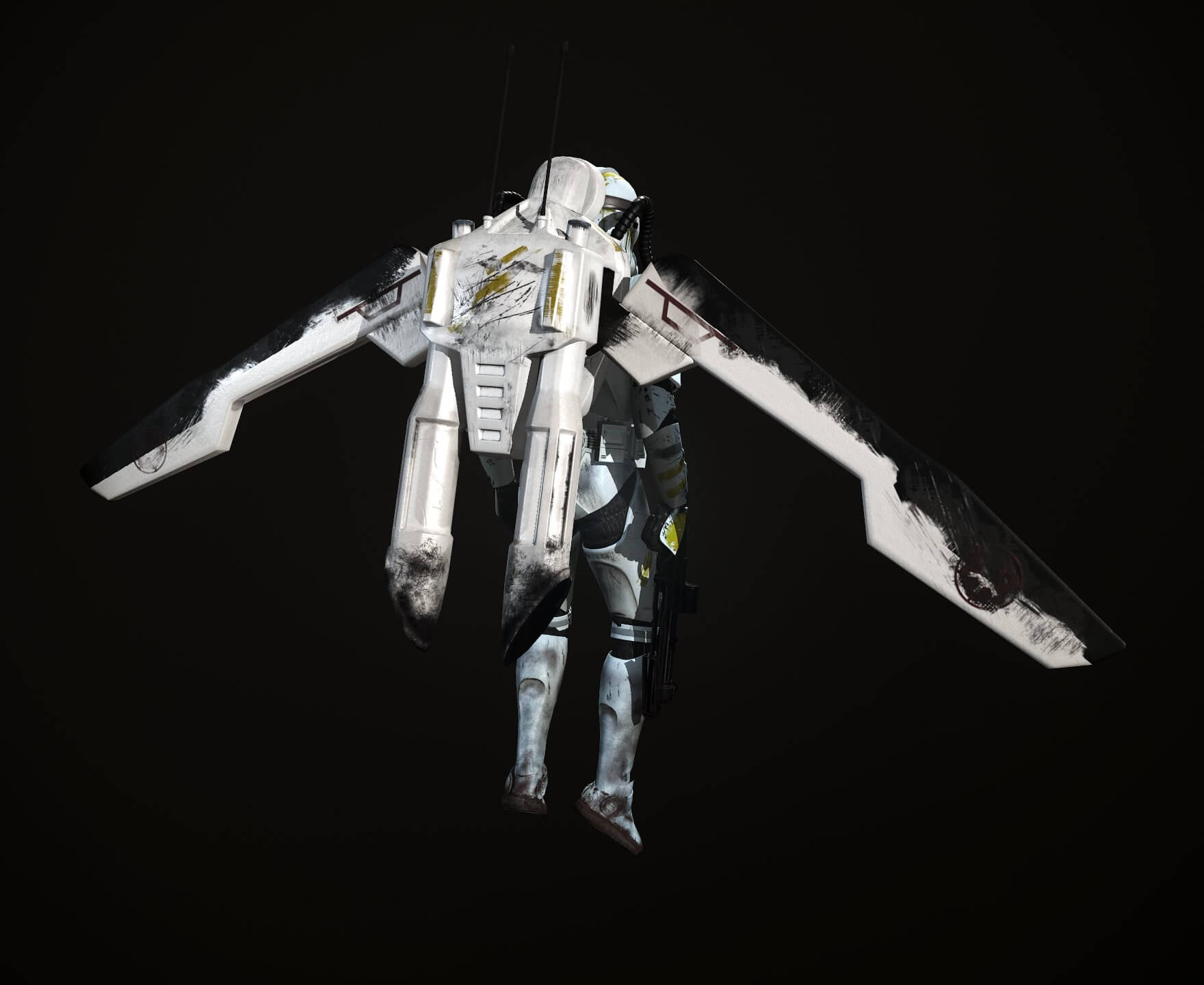 Clone Sky Trooper Phase 2 - 3D Model by Thomas_125