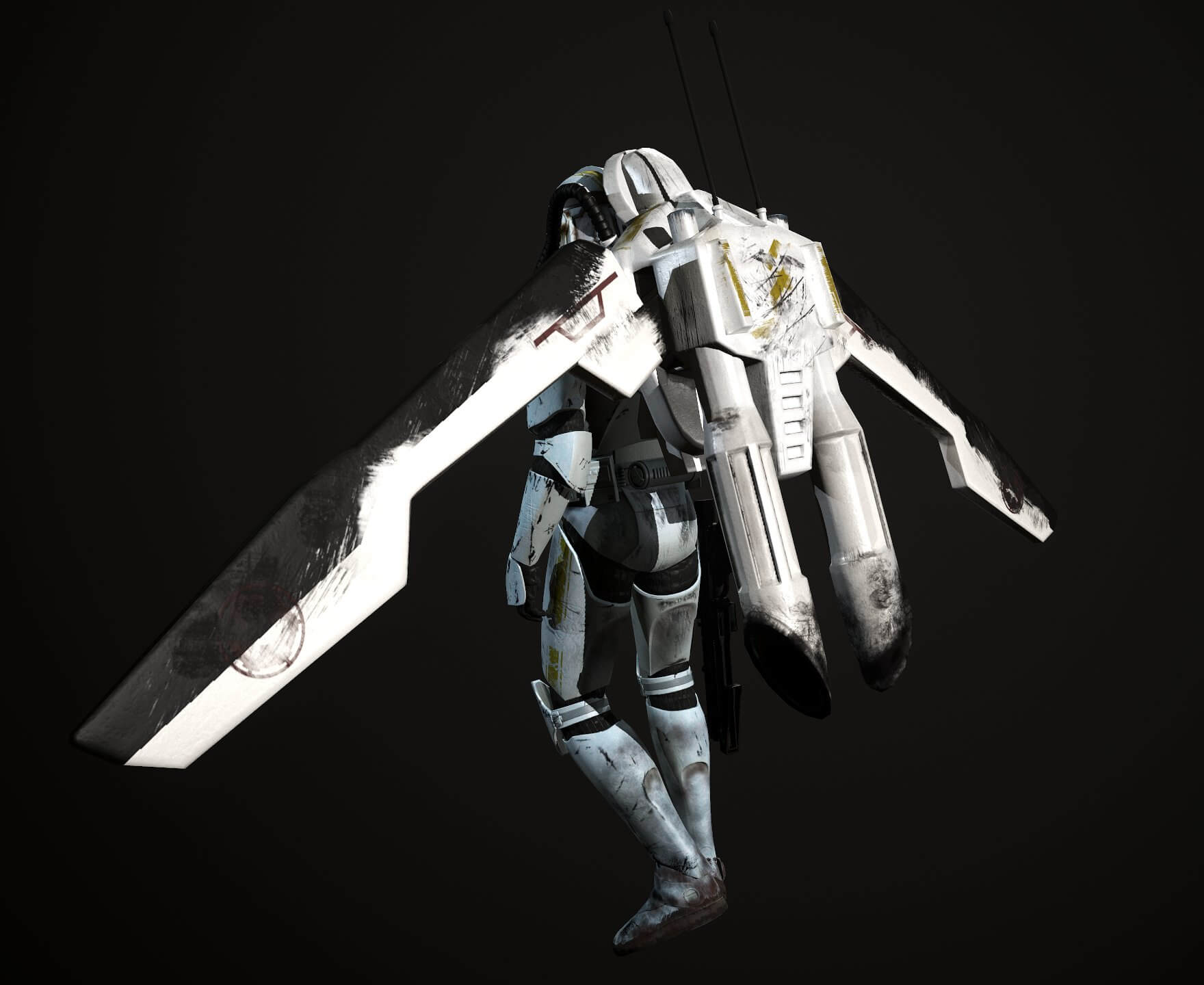 Clone Sky Trooper Phase 2 - 3D Model by Thomas_125