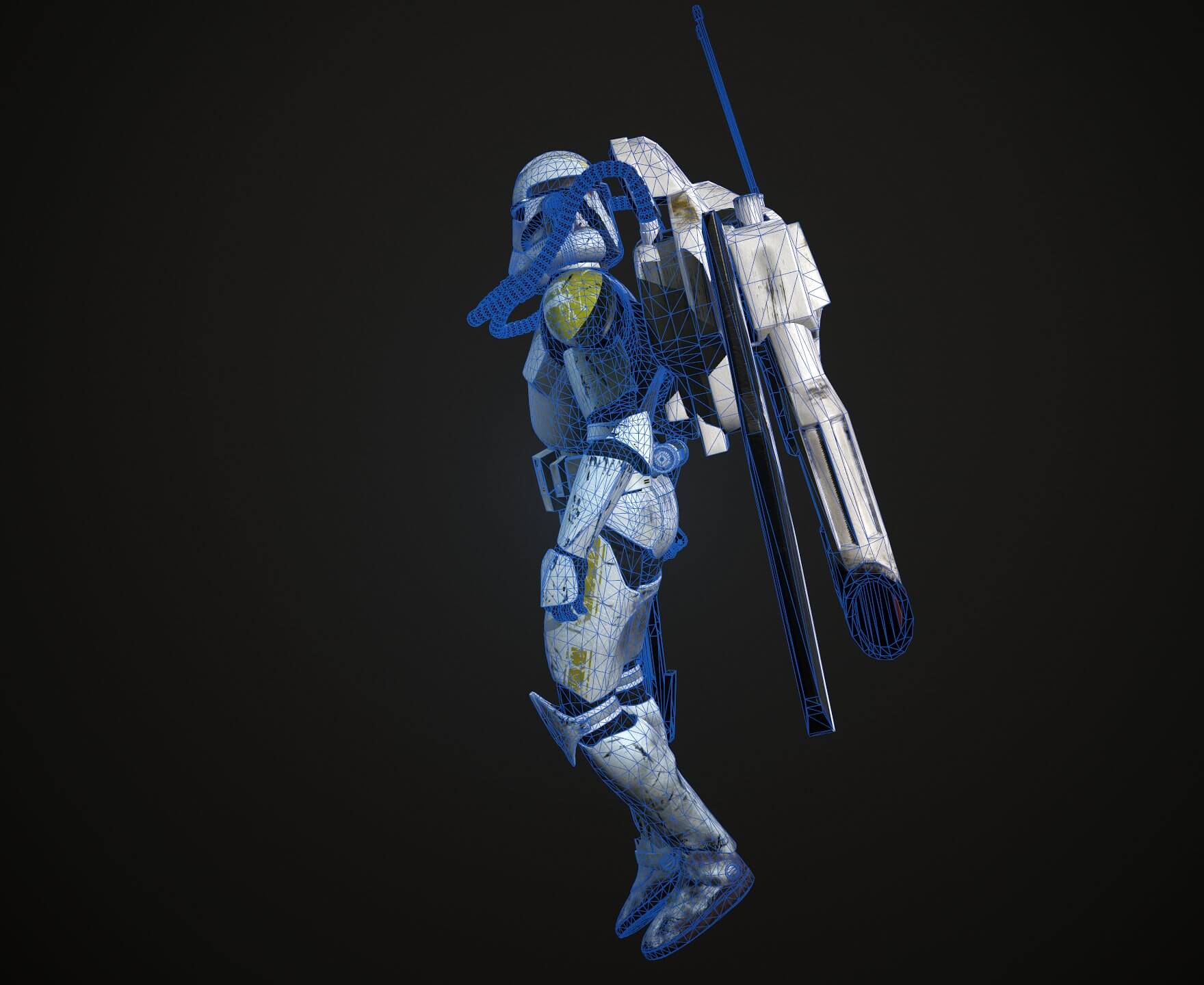 Clone Sky Trooper Phase 2 - 3D Model by Thomas_125