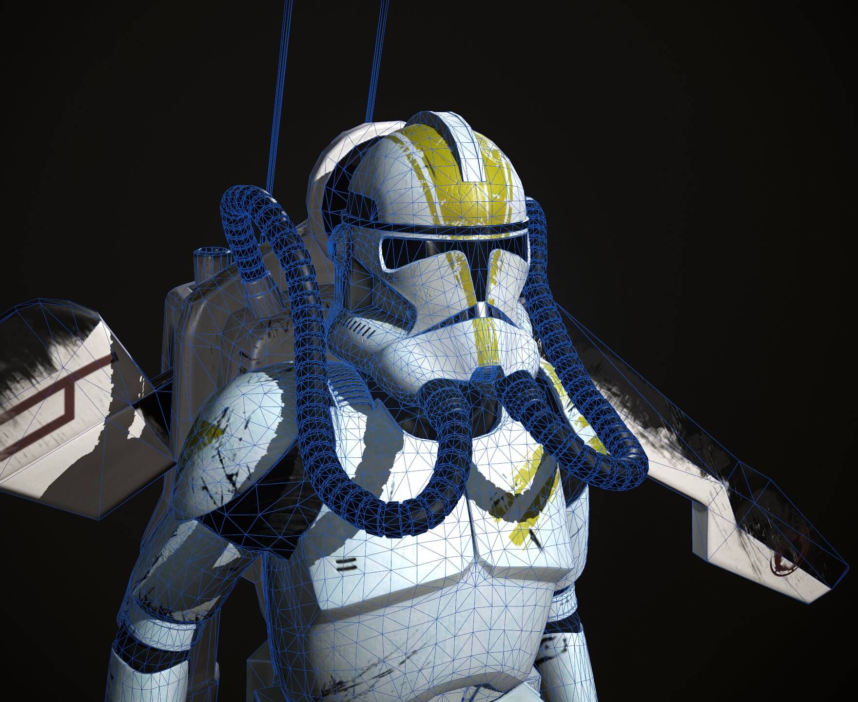 Clone Sky Trooper Phase 2 - 3D Model by Thomas_125