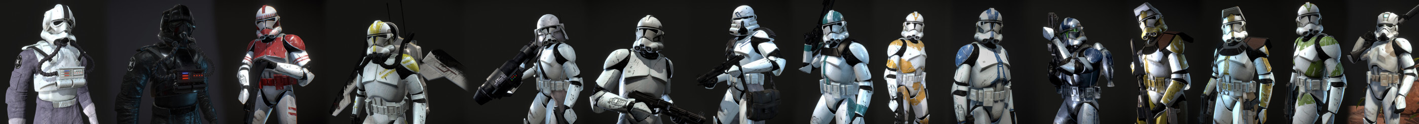 Clone Trooper Phase II Legion Pack - 3D Model by Thomas_125