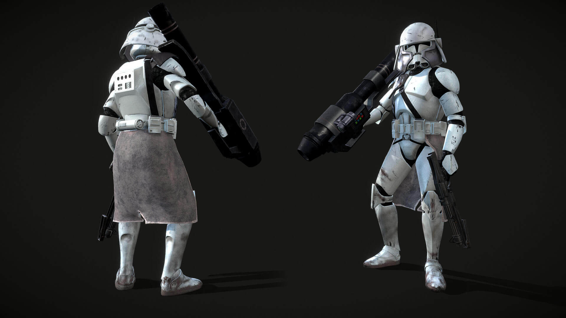 Clone Trooper Phase II Legion Pack - 3D Model by Thomas_125
