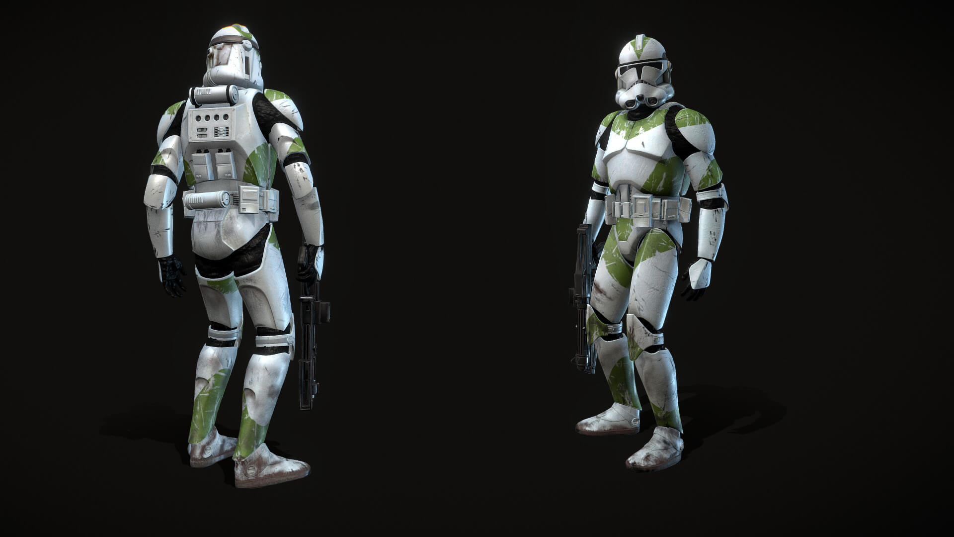 Clone Trooper Phase II Legion Pack - 3D Model by Thomas_125