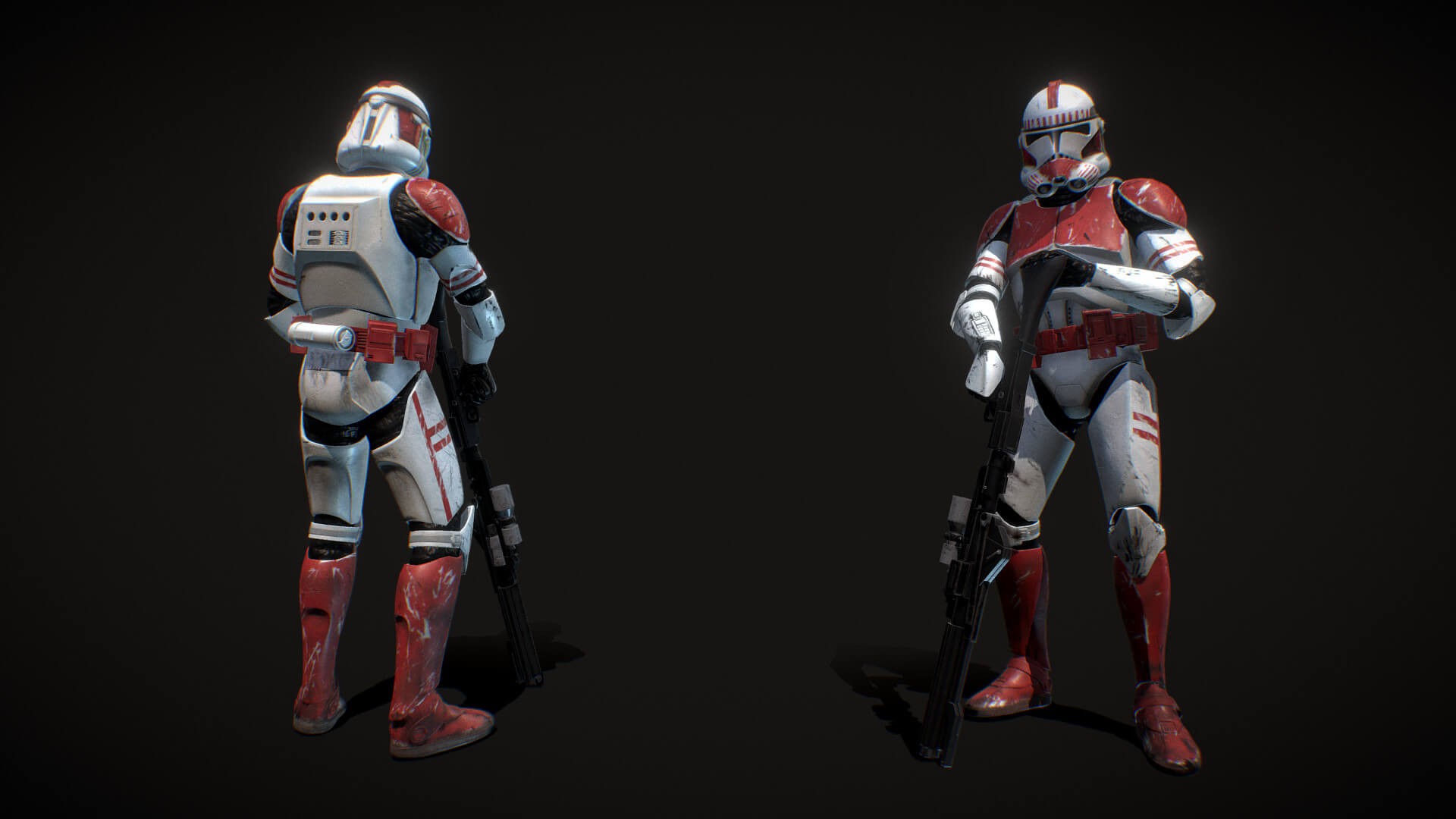 Clone Trooper Phase II Legion Pack - 3D Model by Thomas_125