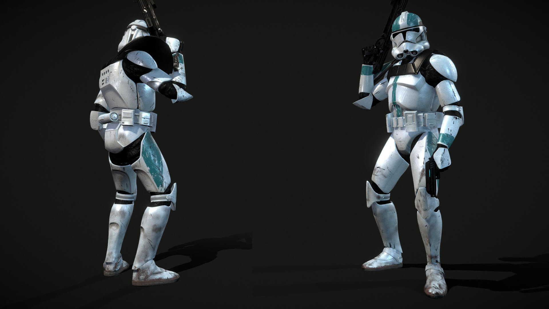 Clone Trooper Phase II Legion Pack - 3D Model by Thomas_125