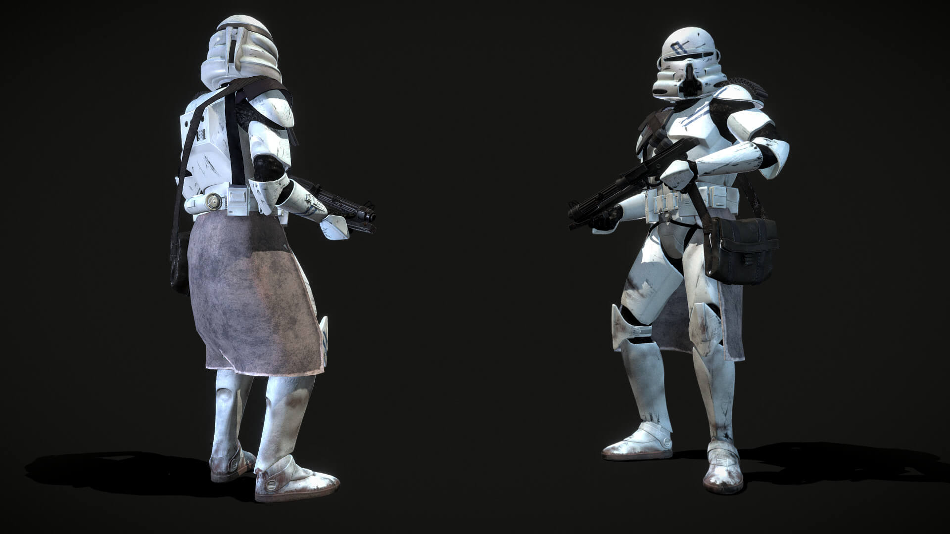 Clone Trooper Phase II Legion Pack - 3D Model by Thomas_125