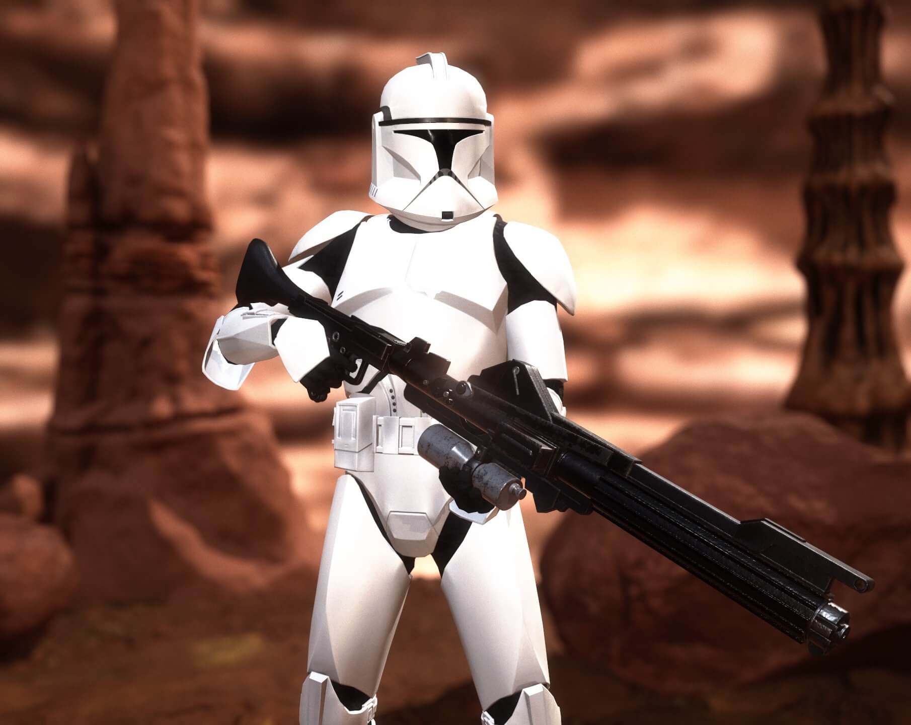 Clone Trooper - 3D Model by Thomas_125