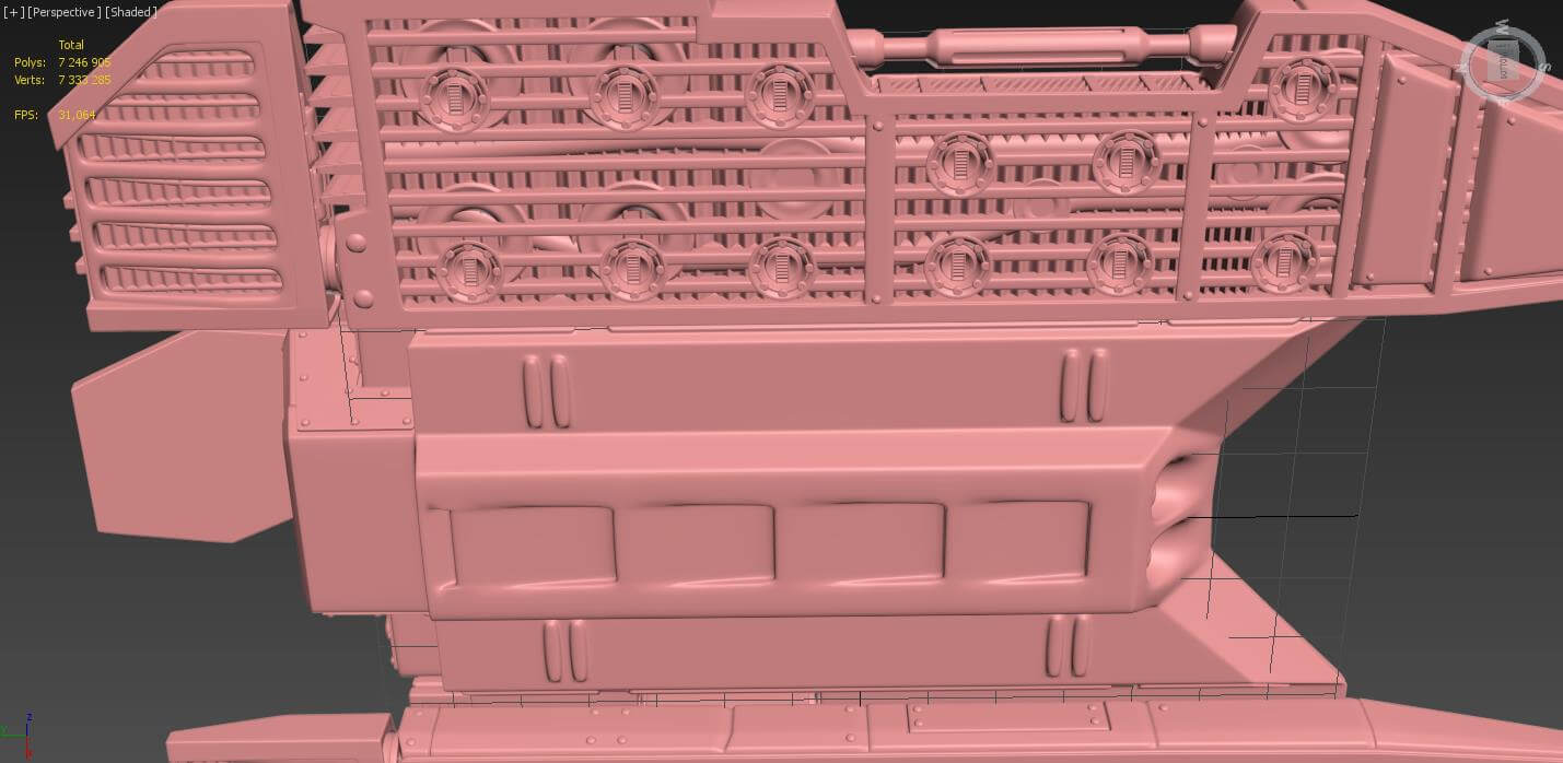 Star Wars 3D Printabe Republic Hovertank by Thomas_125