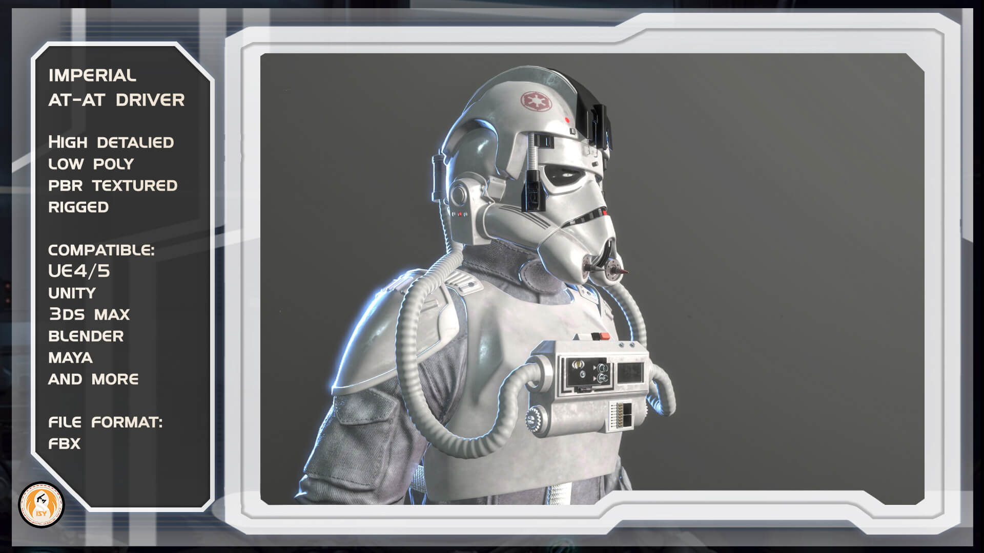 Imperial At-At Driver 3D Model by Thomas_125