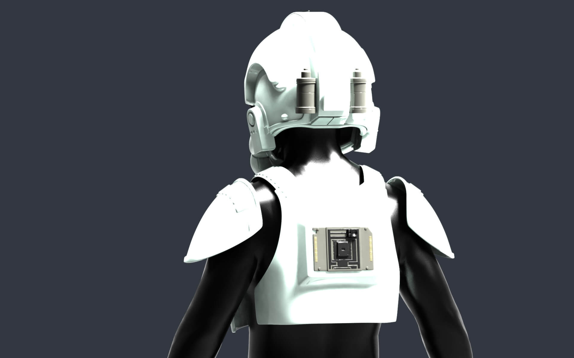 Imperial AT-AT Driver Costume 3D Model by Thomas_125