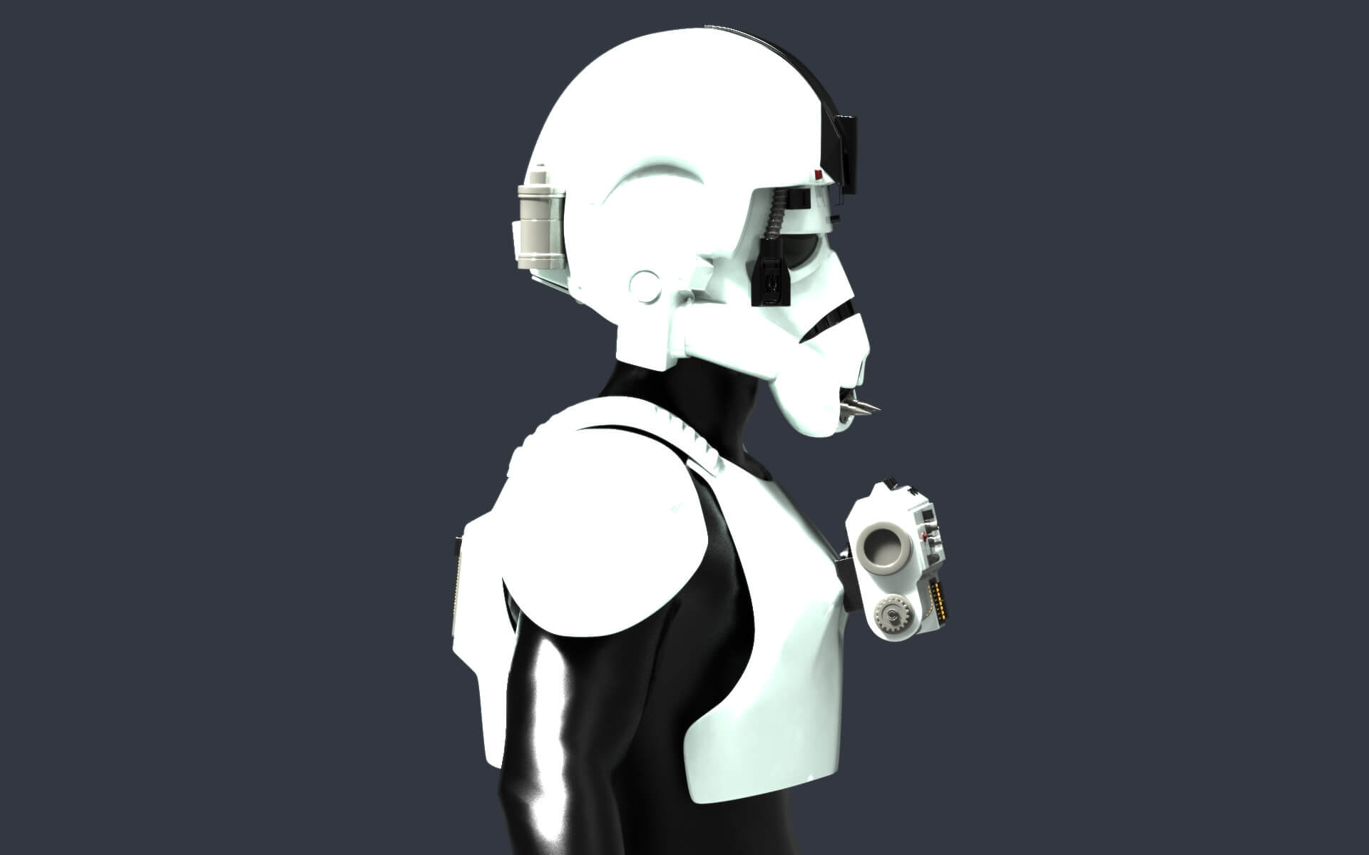 Imperial AT-AT Driver Costume 3D Model by Thomas_125