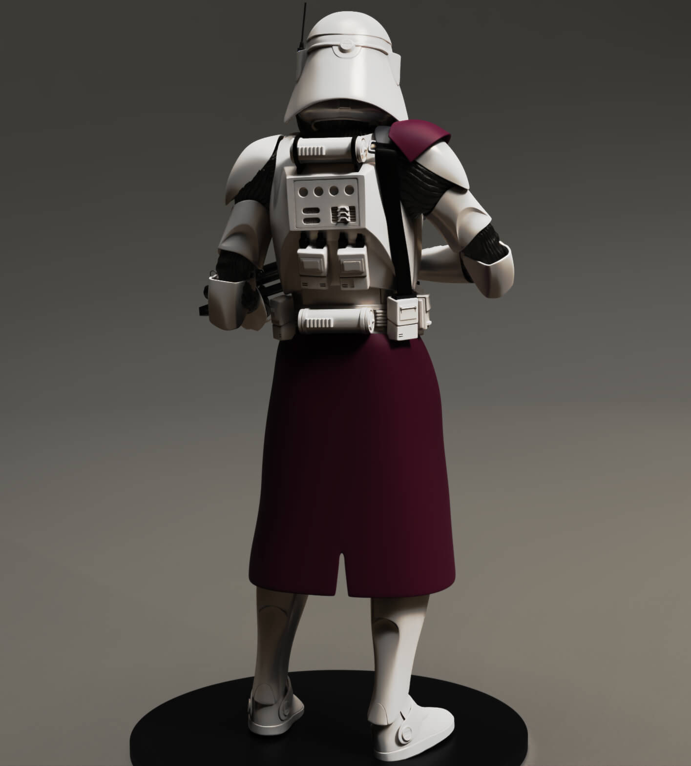 Star Wars 3D Printable Clone Cmdr Bacara by Thomas_125