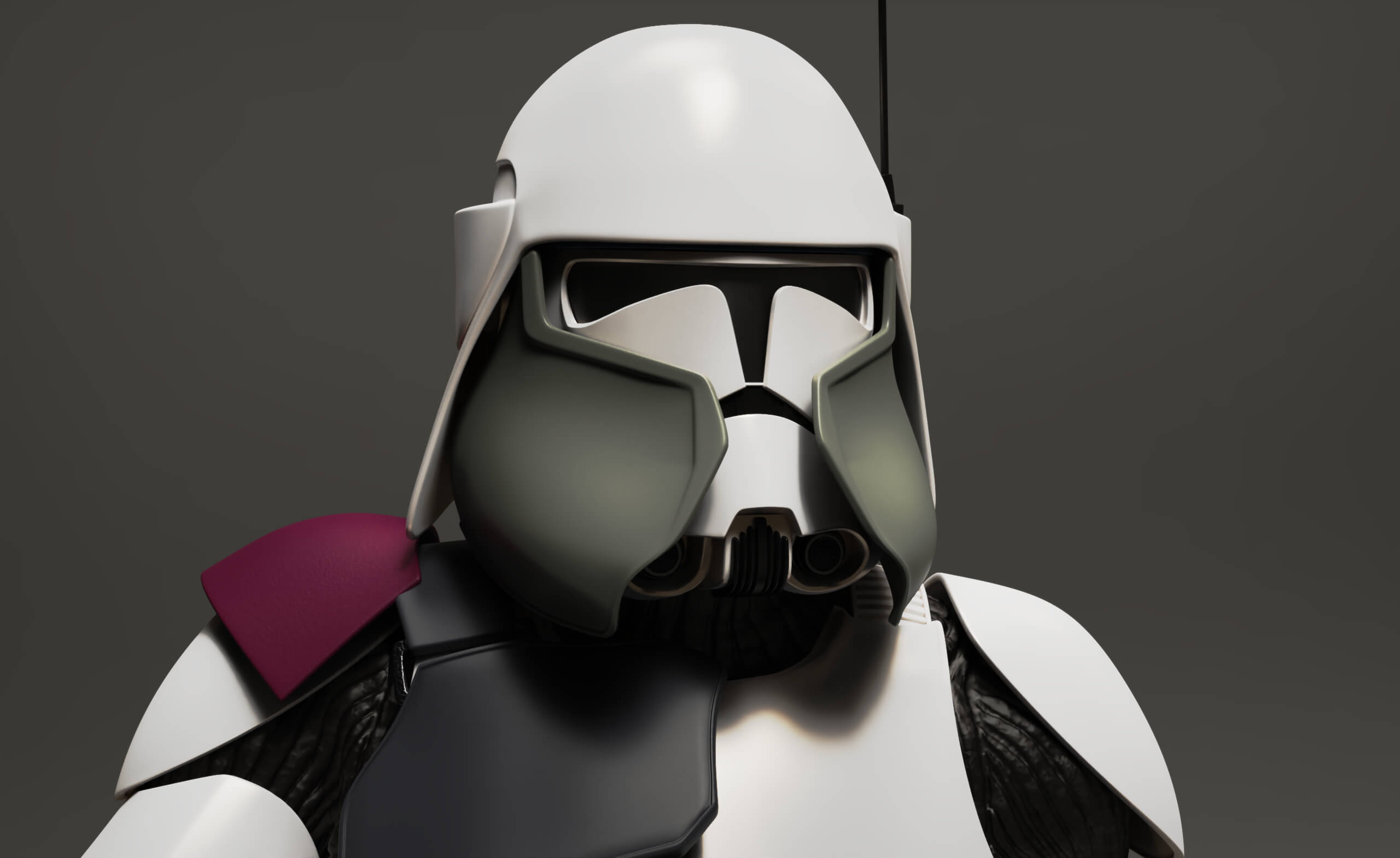 Star Wars 3D Printable Clone Cmdr Bacara by Thomas_125