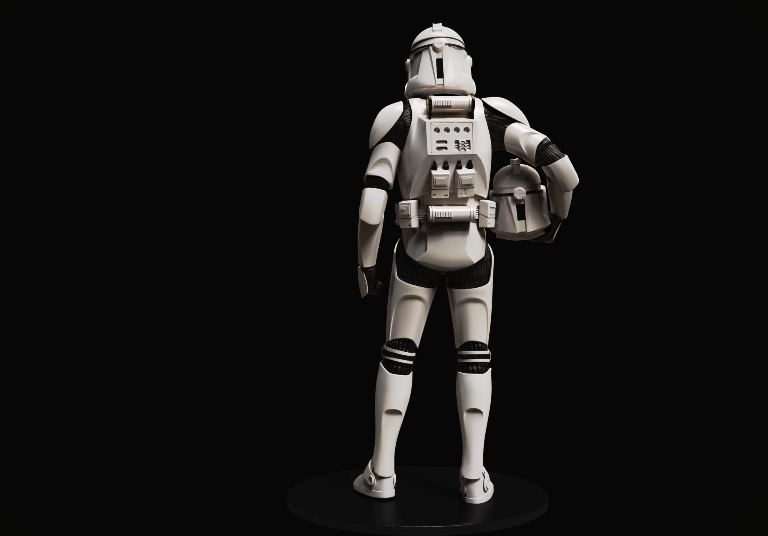 Star Wars 3D Printable Clone Recon Trooper Figurine by Thomas_125