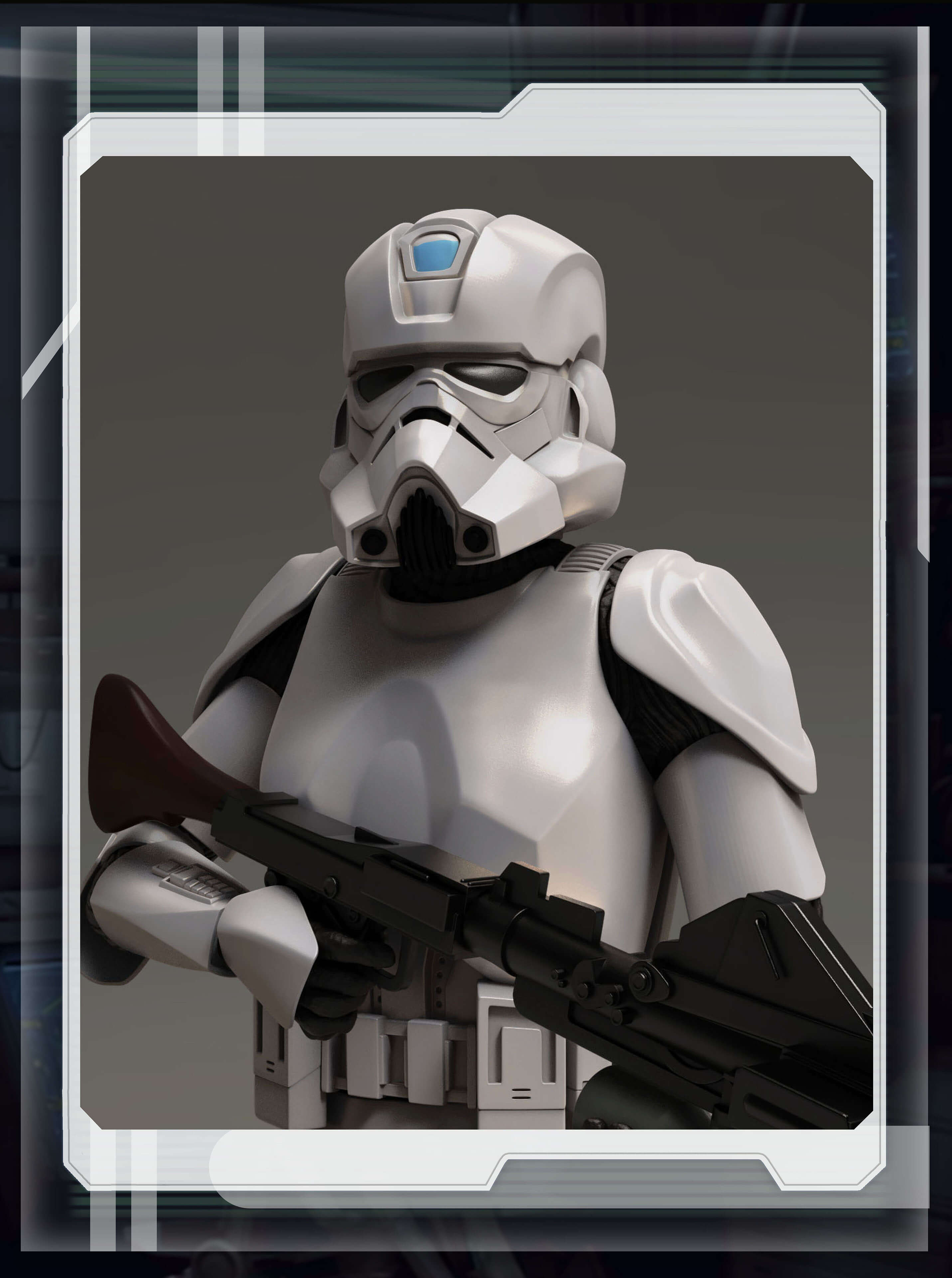 Star Wars 3D Printable Clone Trooper Engineer Figure by Thomas_125