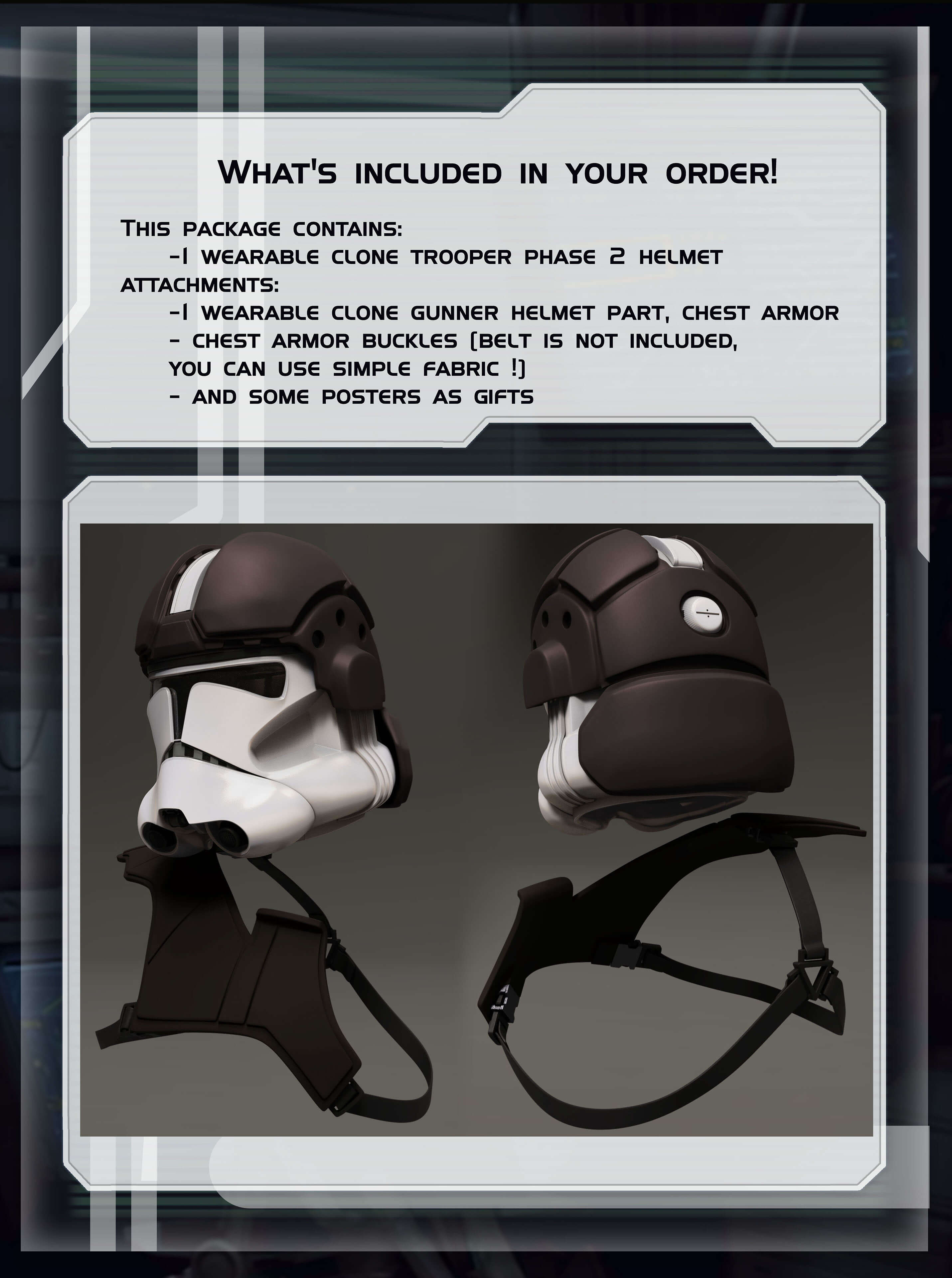 Star Wars 3D Print Wearable CL-Gunner Helmet Cosplay Costume by Thomas_125