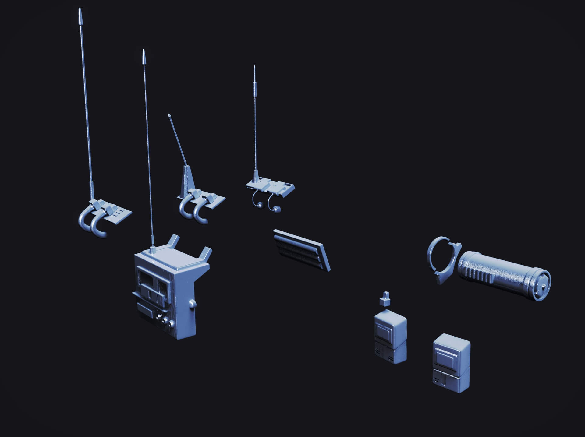 Star Wars Clone Trooper Backpack Assets - 3D Model by Thomas_125