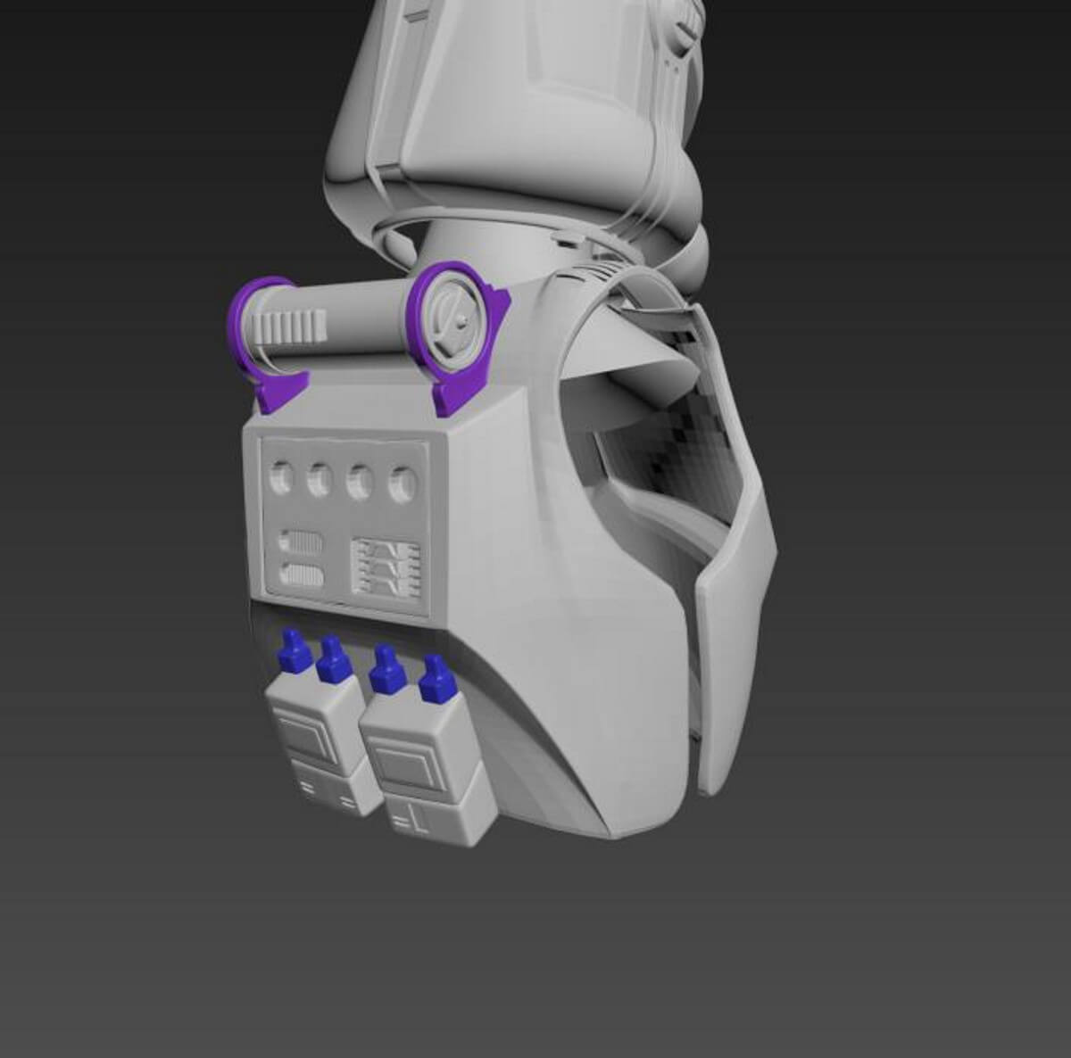 Star Wars Clone Trooper Backpack Assets - 3D Model by Thomas_125