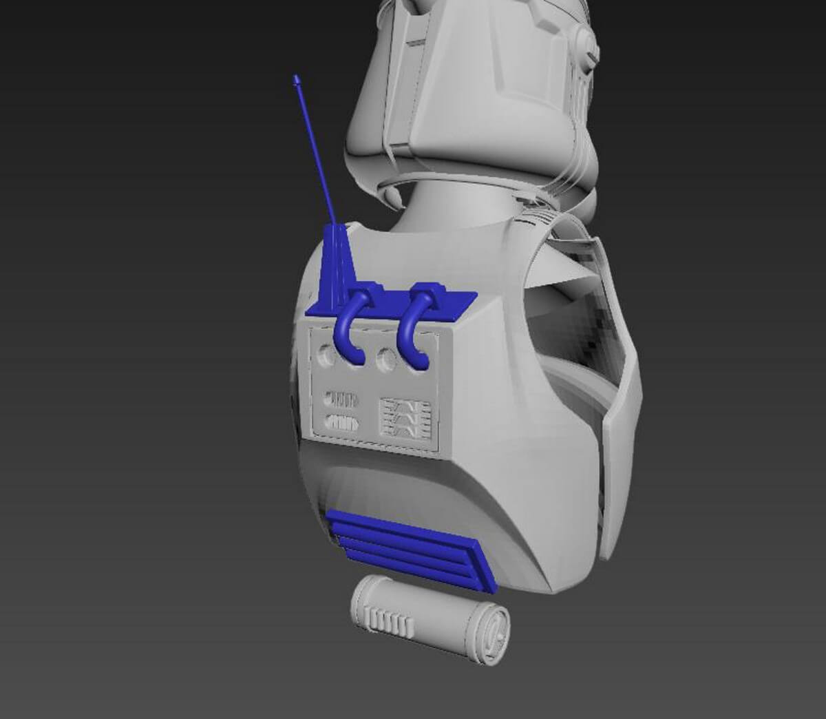 Star Wars Clone Trooper Backpack Assets - 3D Model by Thomas_125