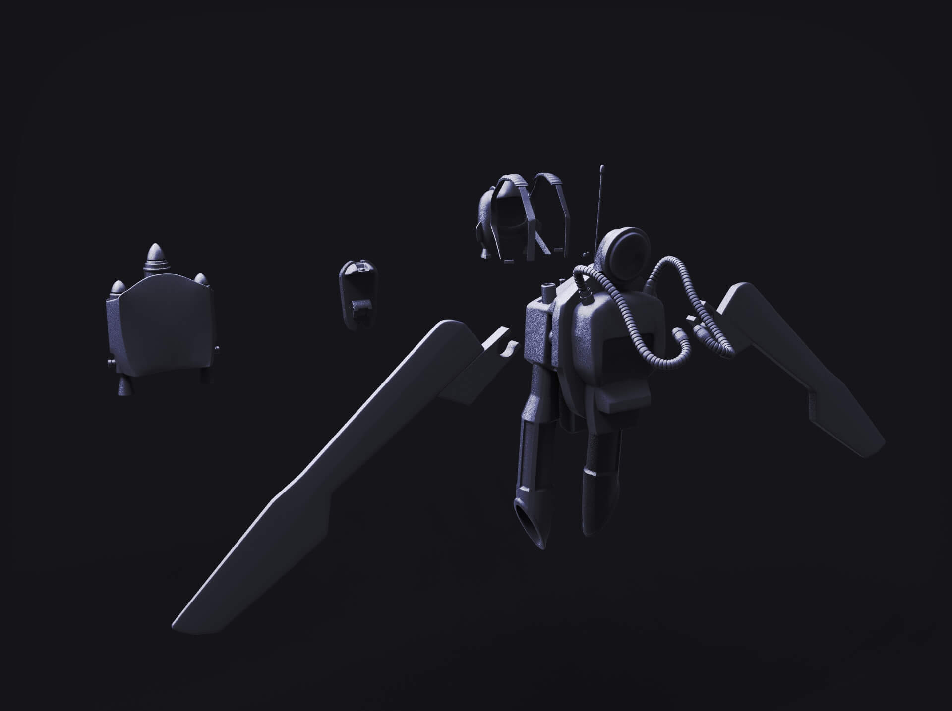 Star Wars Clone Trooper Jetpacks - 3D Model by Thomas_125