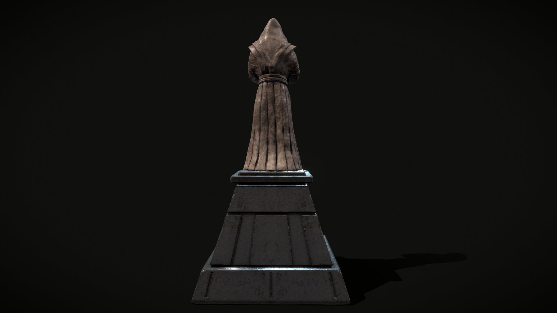 Star Wars Jedi Statue - 3D Model by Thomas_125