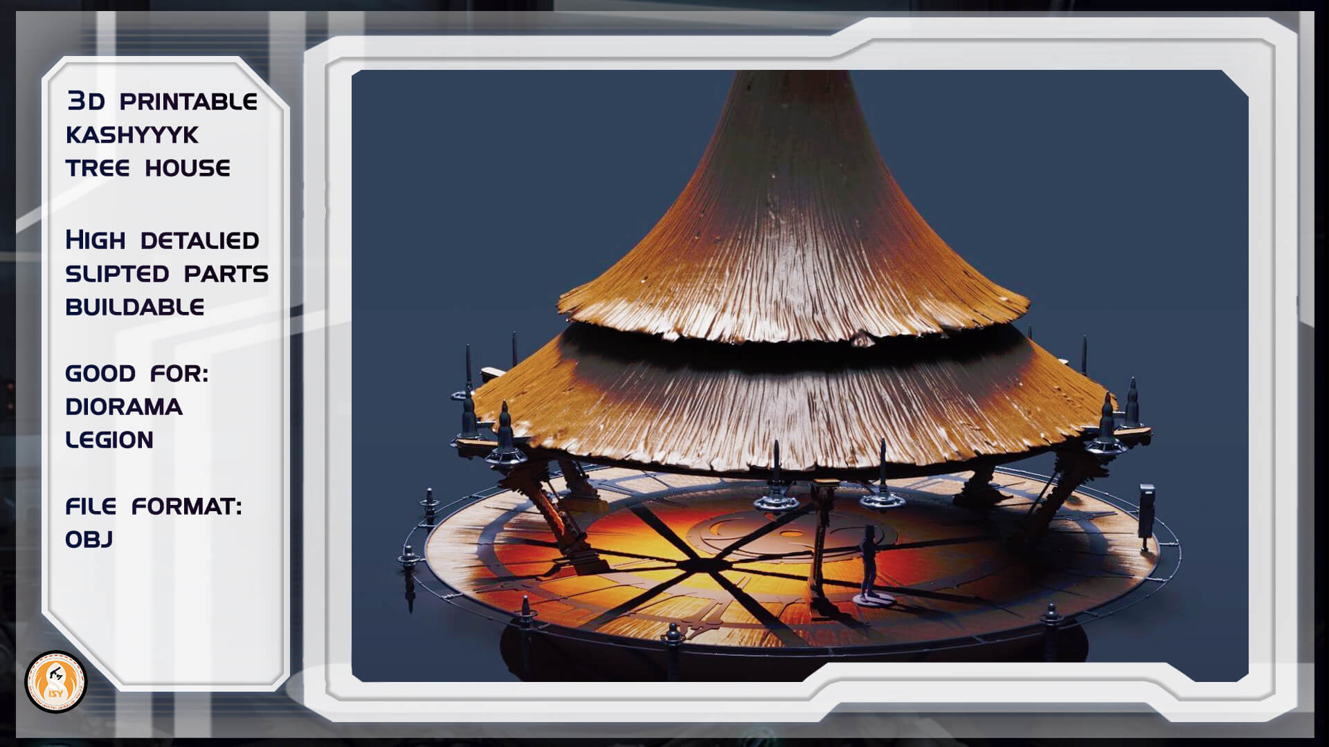 Star Wars Kashyyyk Tree House - 3D Model by Thomas_125