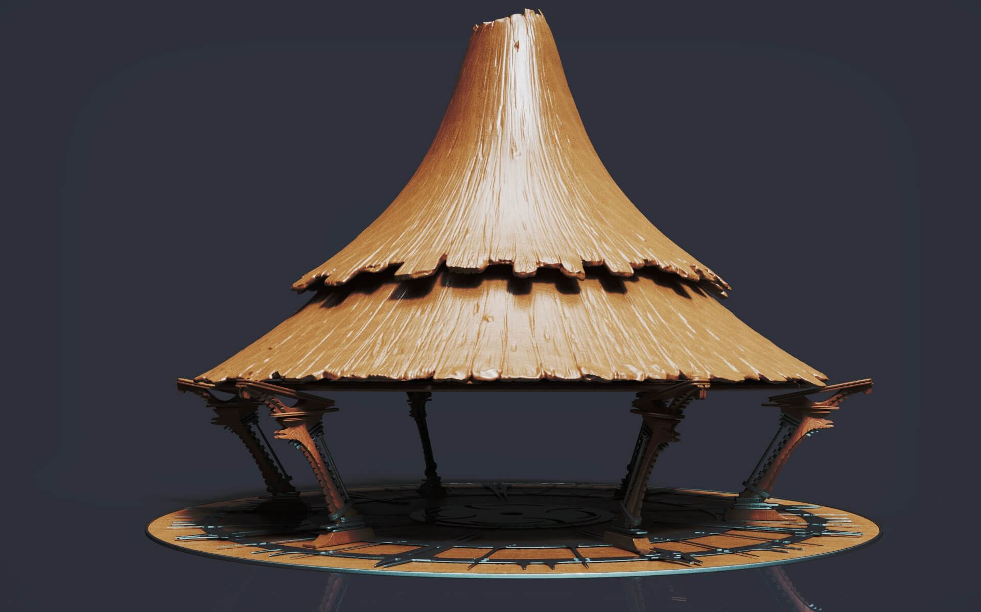 Star Wars Kashyyyk Tree House - 3D Model by Thomas_125