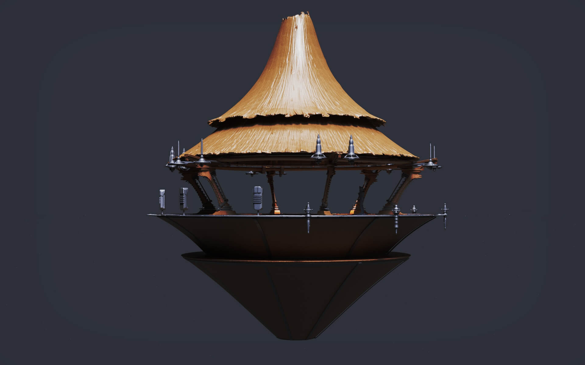 Star Wars Kashyyyk Tree House - 3D Model by Thomas_125