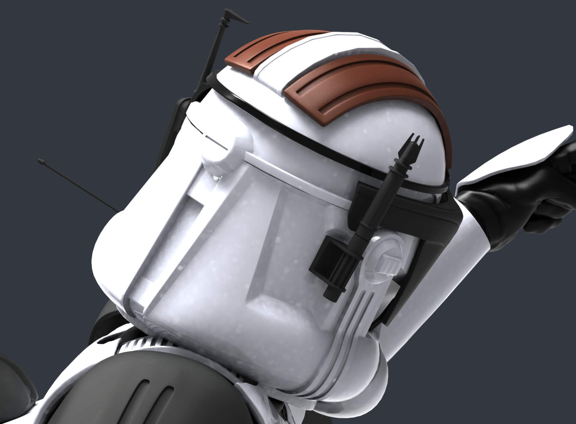 Star Wars 3D Printable Legion Clone Commander Cody by Thomas_125