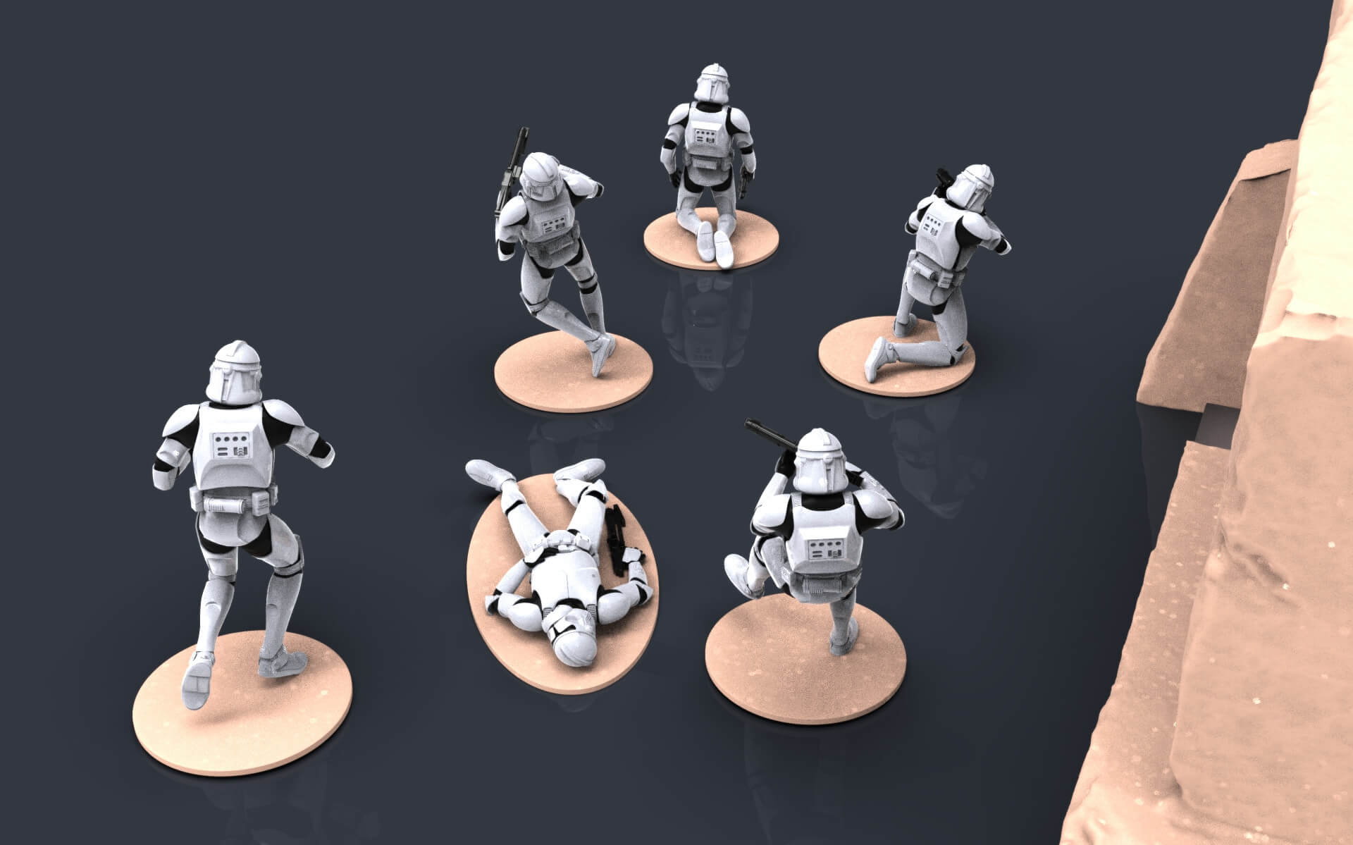 Star Wars 3D Printable Clone Legion Pack 1 by Thomas_125