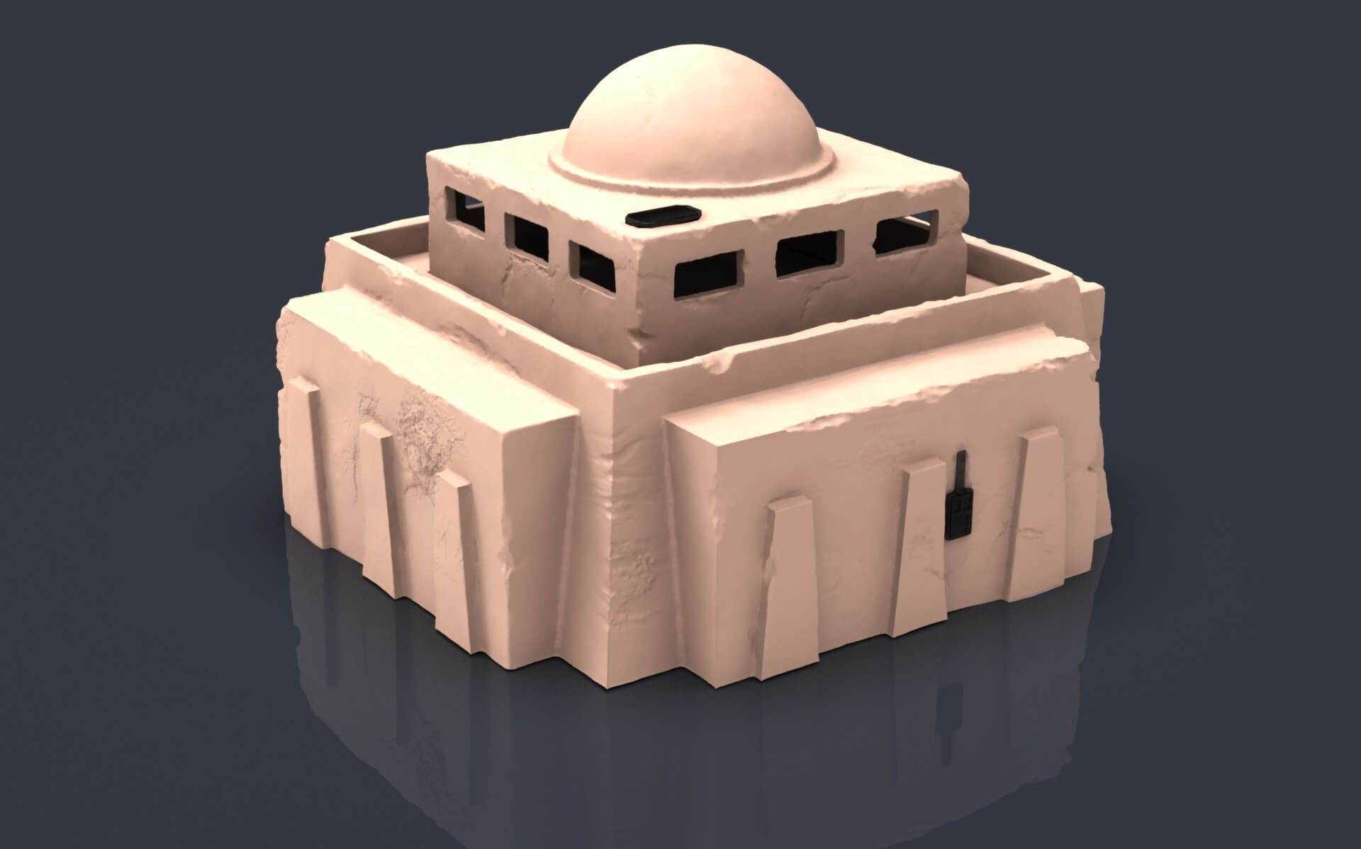 Star Wars Tatooine Buildings Legion - 3D Model by Thomas_125