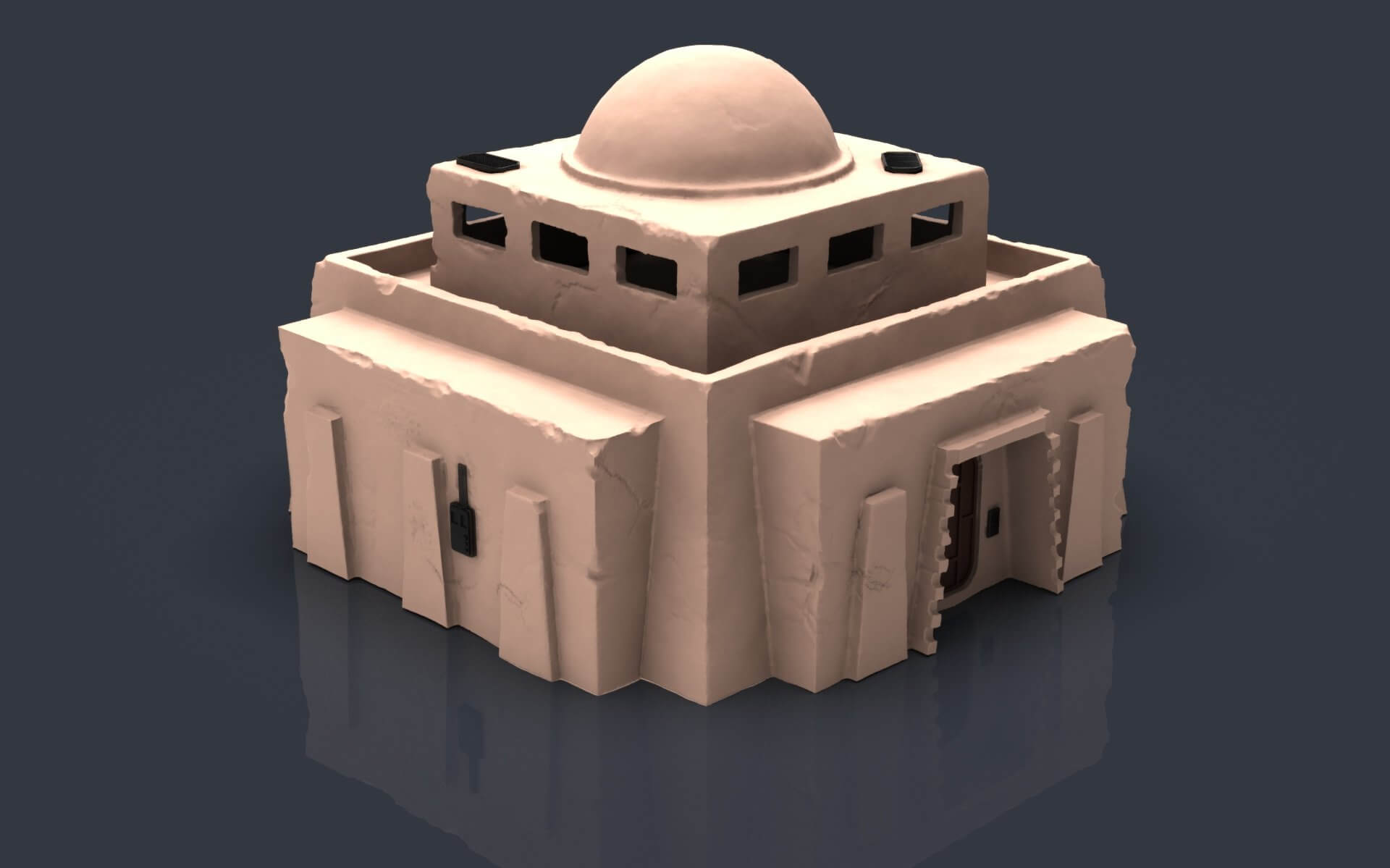Star Wars Tatooine Buildings Legion - 3D Model by Thomas_125
