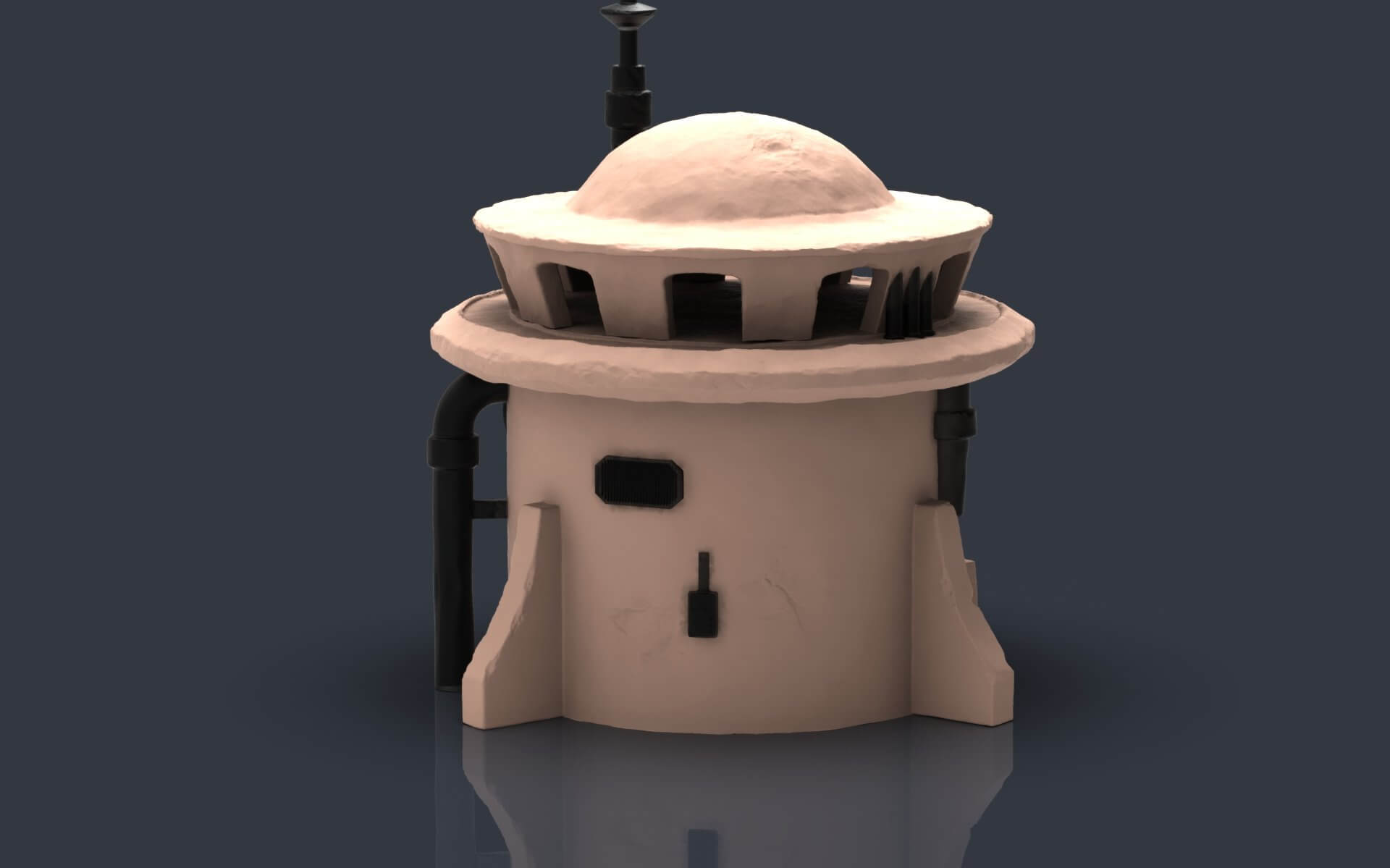 Star Wars Tatooine Buildings Legion - 3D Model by Thomas_125