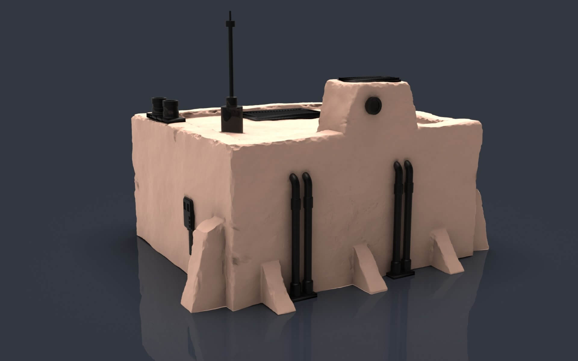 Star Wars Tatooine Buildings Legion - 3D Model by Thomas_125