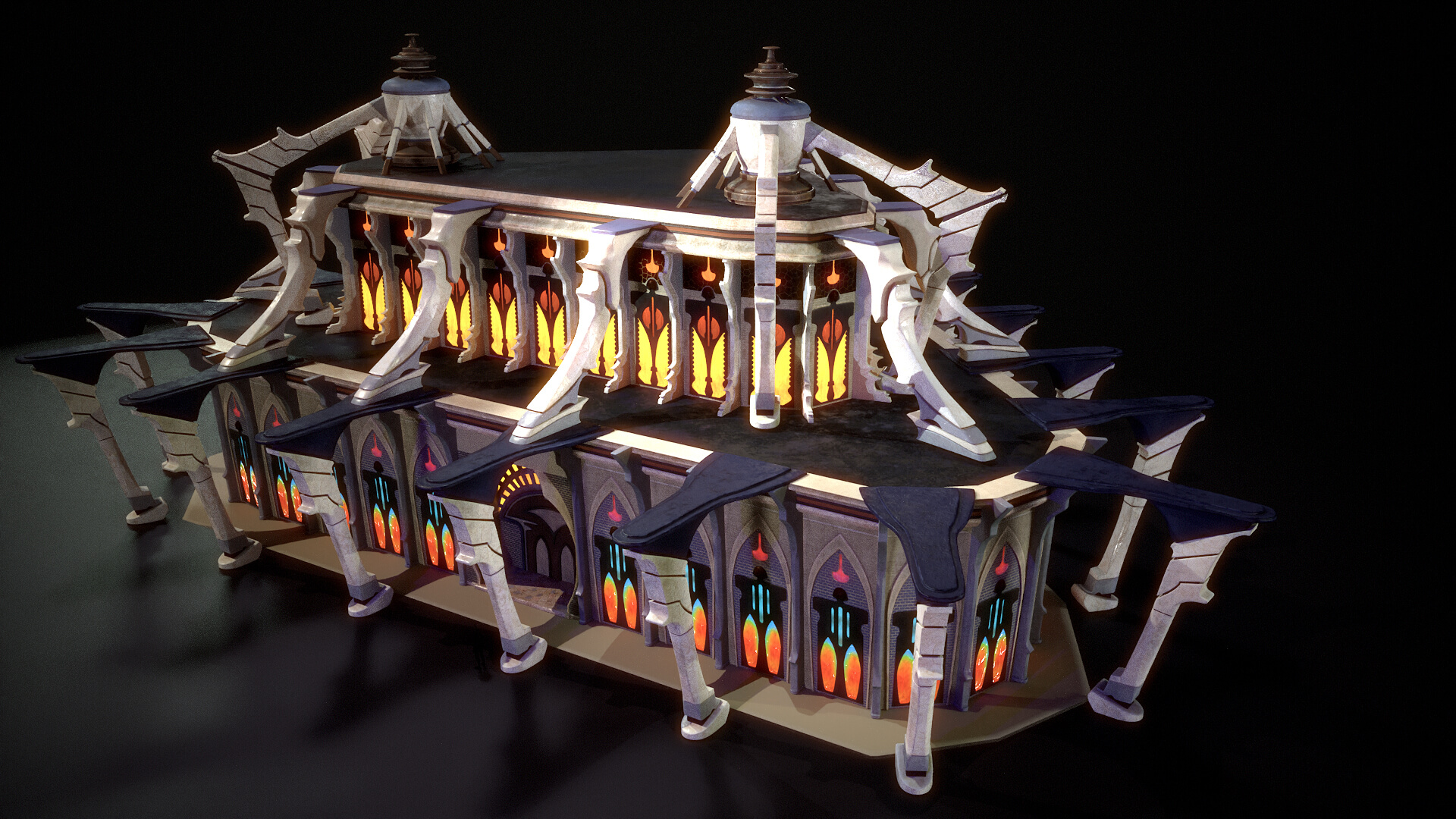 Star Wars Utapau City Pack Vol.1 - 3D Model by Thomas_125