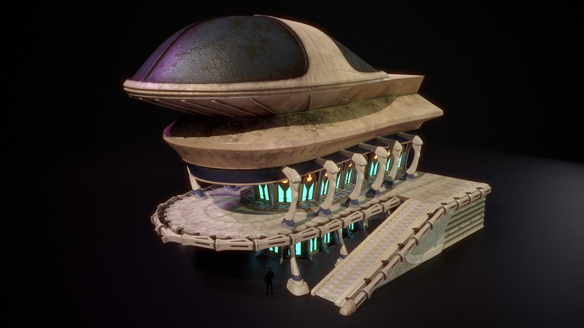 Star Wars Utapau City Pack Vol.1 - 3D Model by Thomas_125